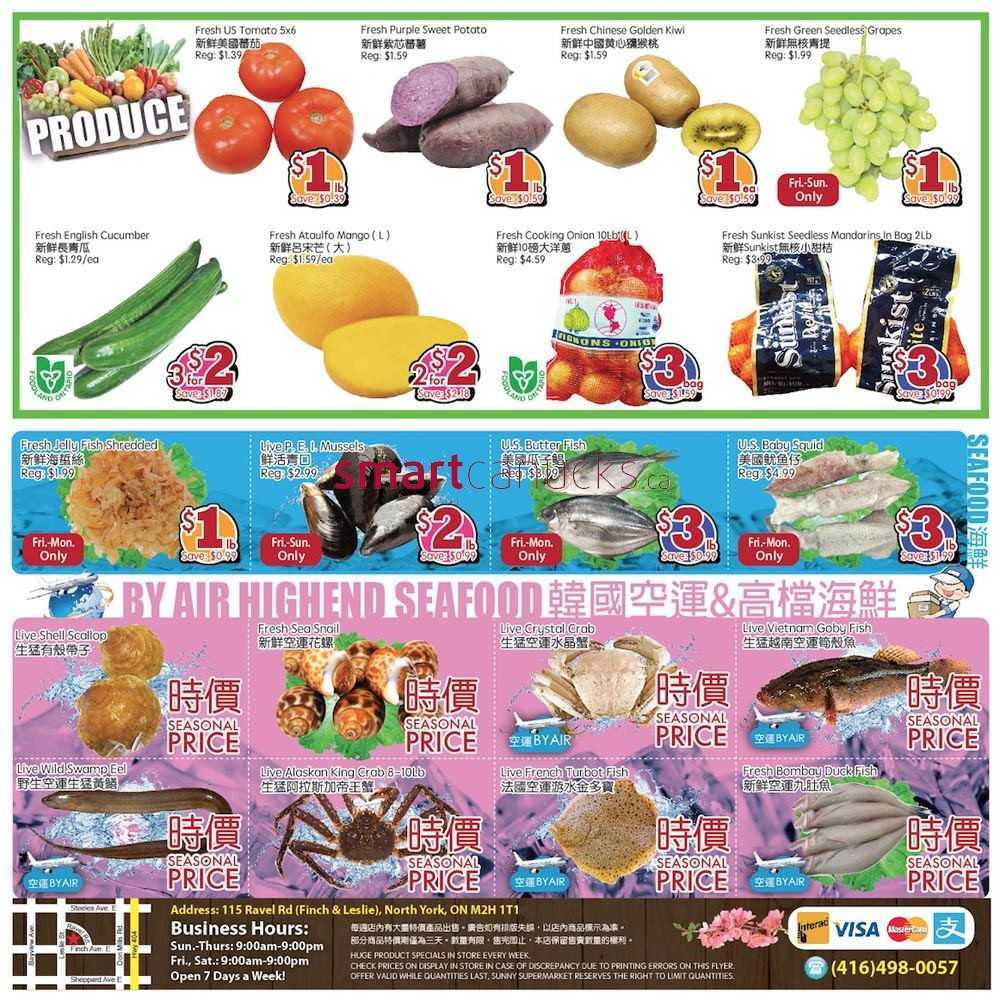 Sunny Supermarket (Leslie) Flyer March 16 to 22