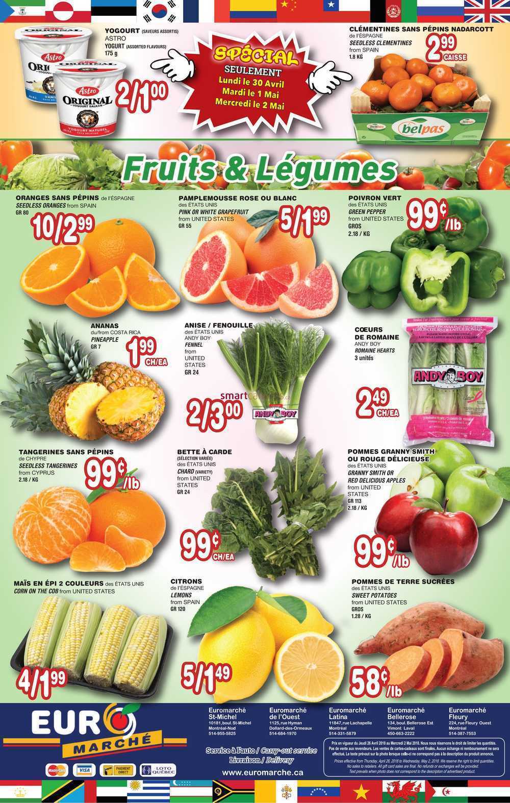 Euro Marche Flyer April 26 to May 2