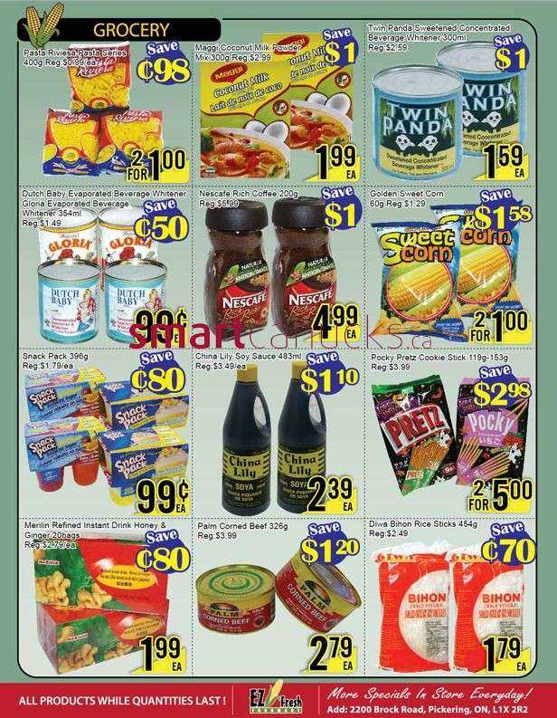 EZ Fresh Foodmart flyer Mar 15 to 21