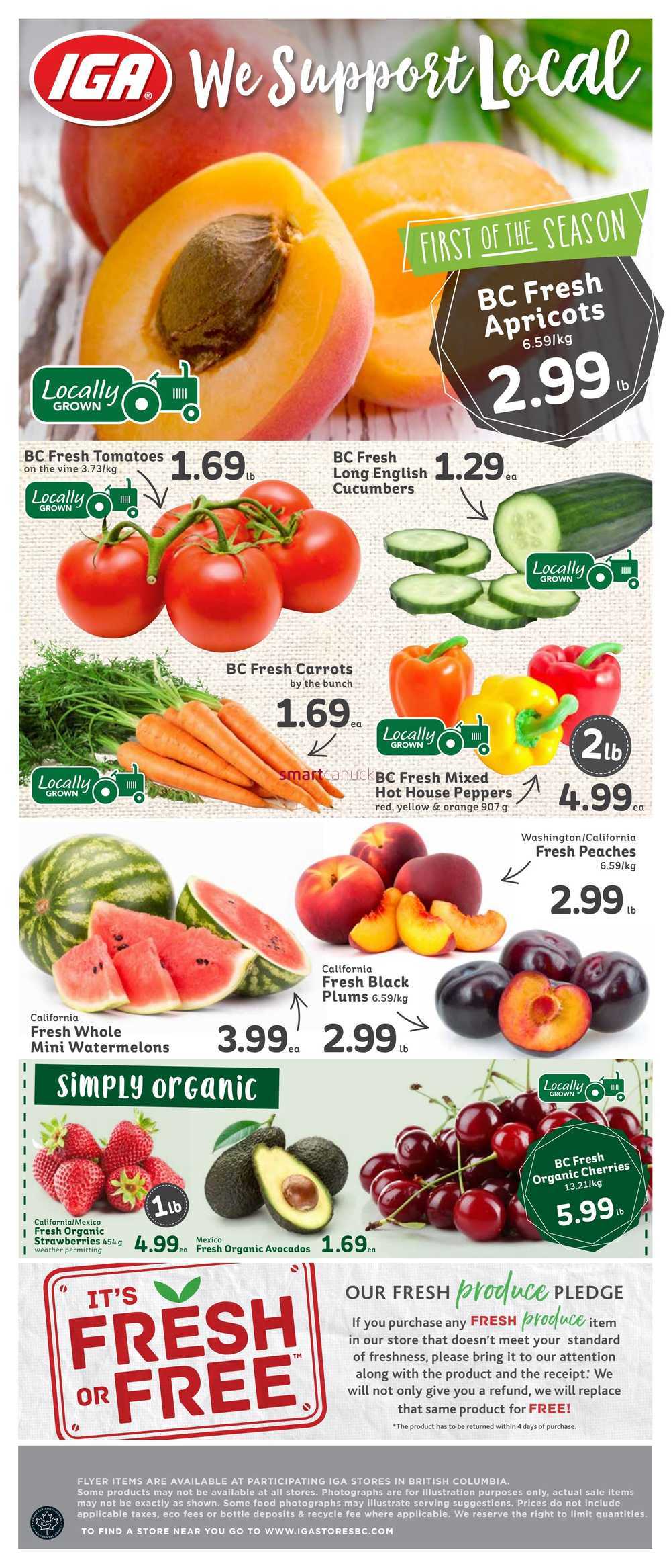 IGA (BC) Flyer July 6 to 12