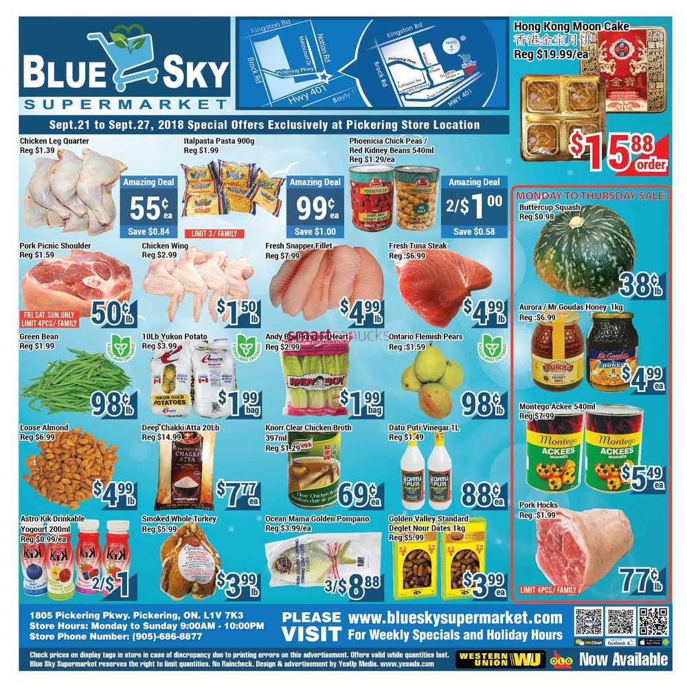 Blue Sky Supermarket Canada Flyers Blue Sky Supermarket Canada Flyers