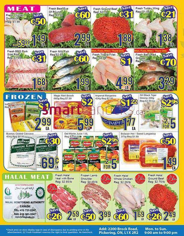 EZ Fresh Foodmart flyer May 10 to 16