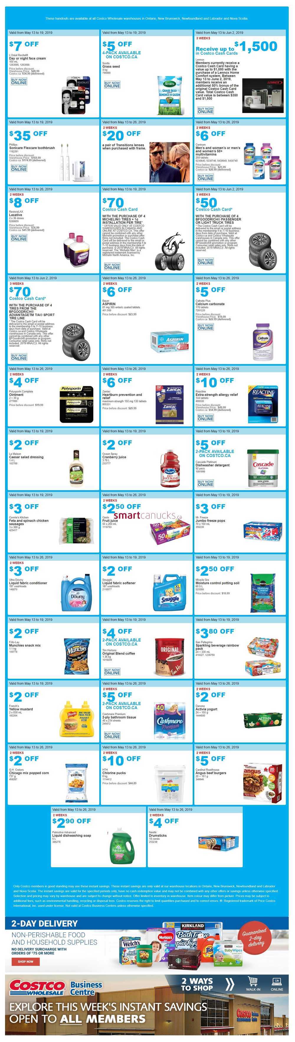 Costco ON Atlantic Canada Weekly Savings May 13 To 19