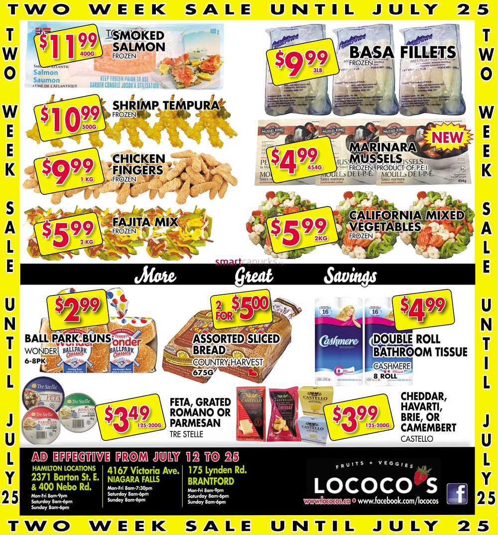 Lococo's Flyer July 12 to 25