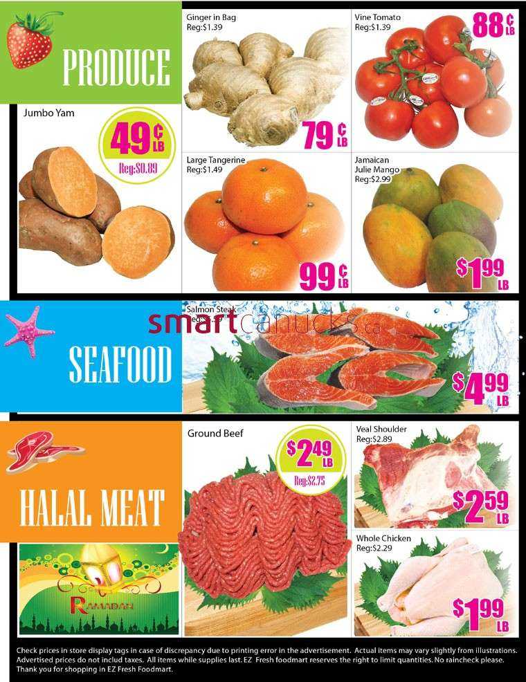 EZ Fresh Foodmart flyer July 5 to 11