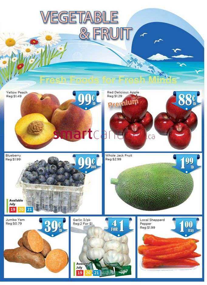 Blue Sky Supermarket Flyer July 19 To 25 Blue Sky Supermarket Flyer July 19 To 25