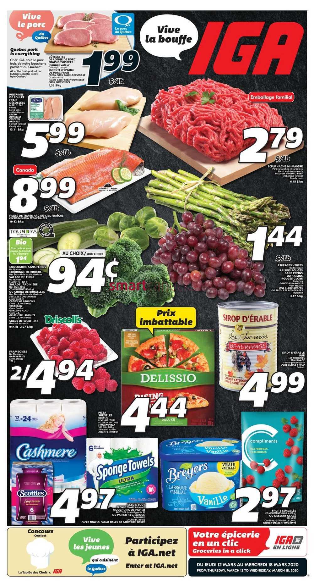 IGA (QC) Flyer March 12 to 18