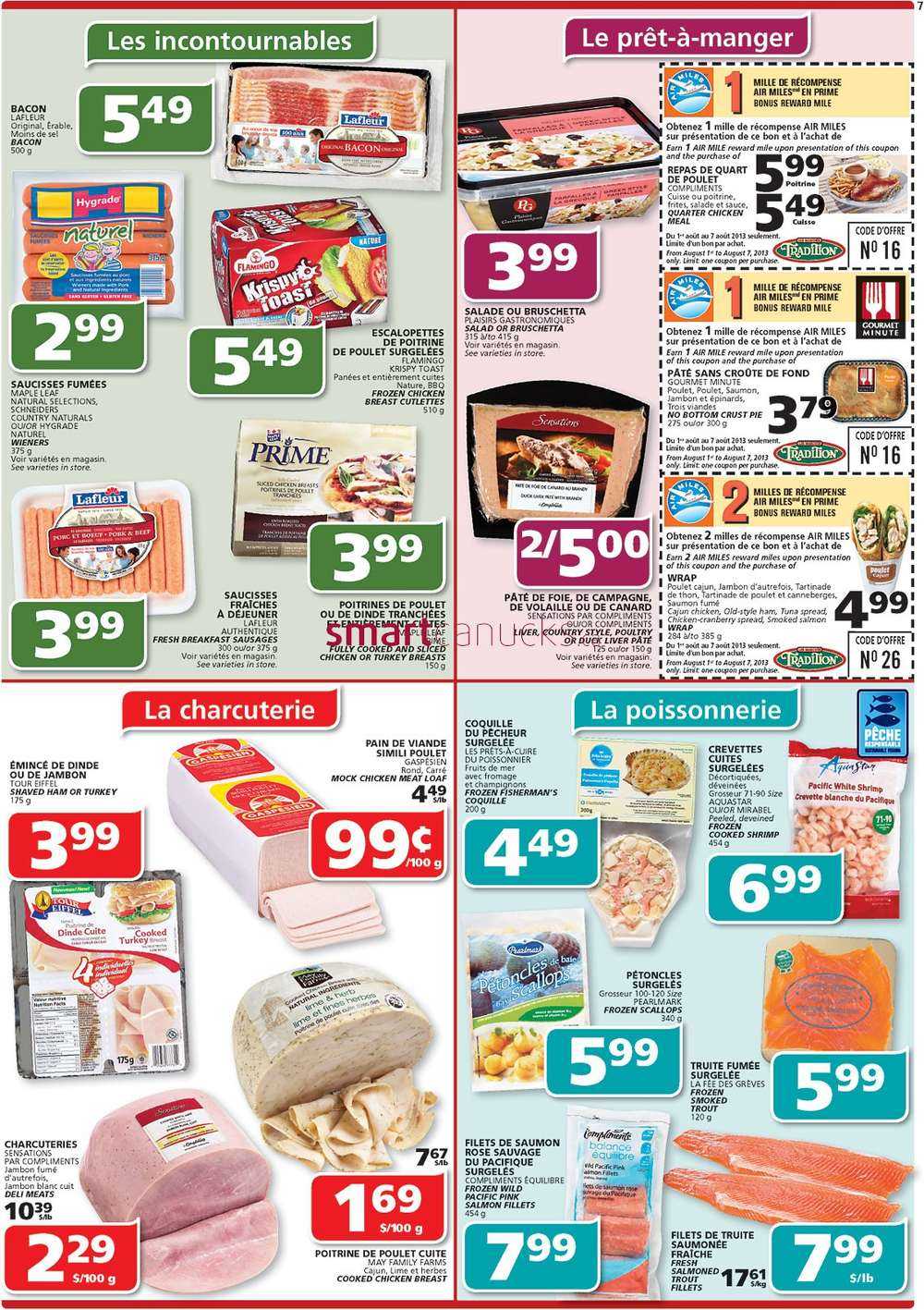 Marches Tradition flyer August 1 to 7