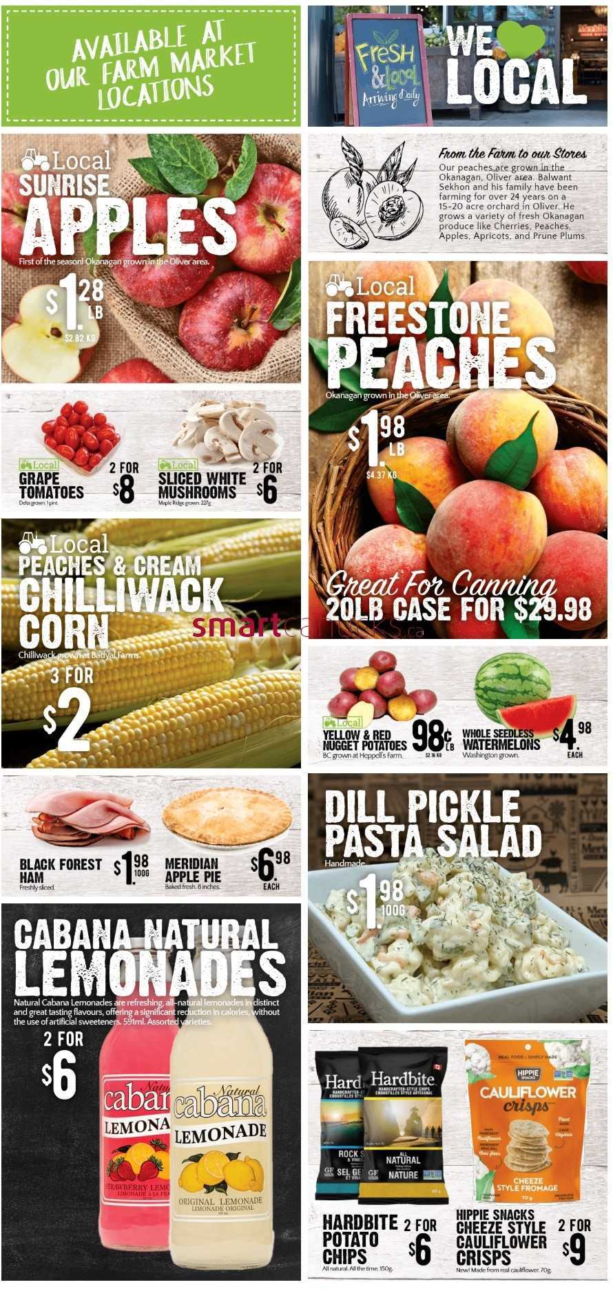 Meridian Farm Market Flyer August 13 to 19