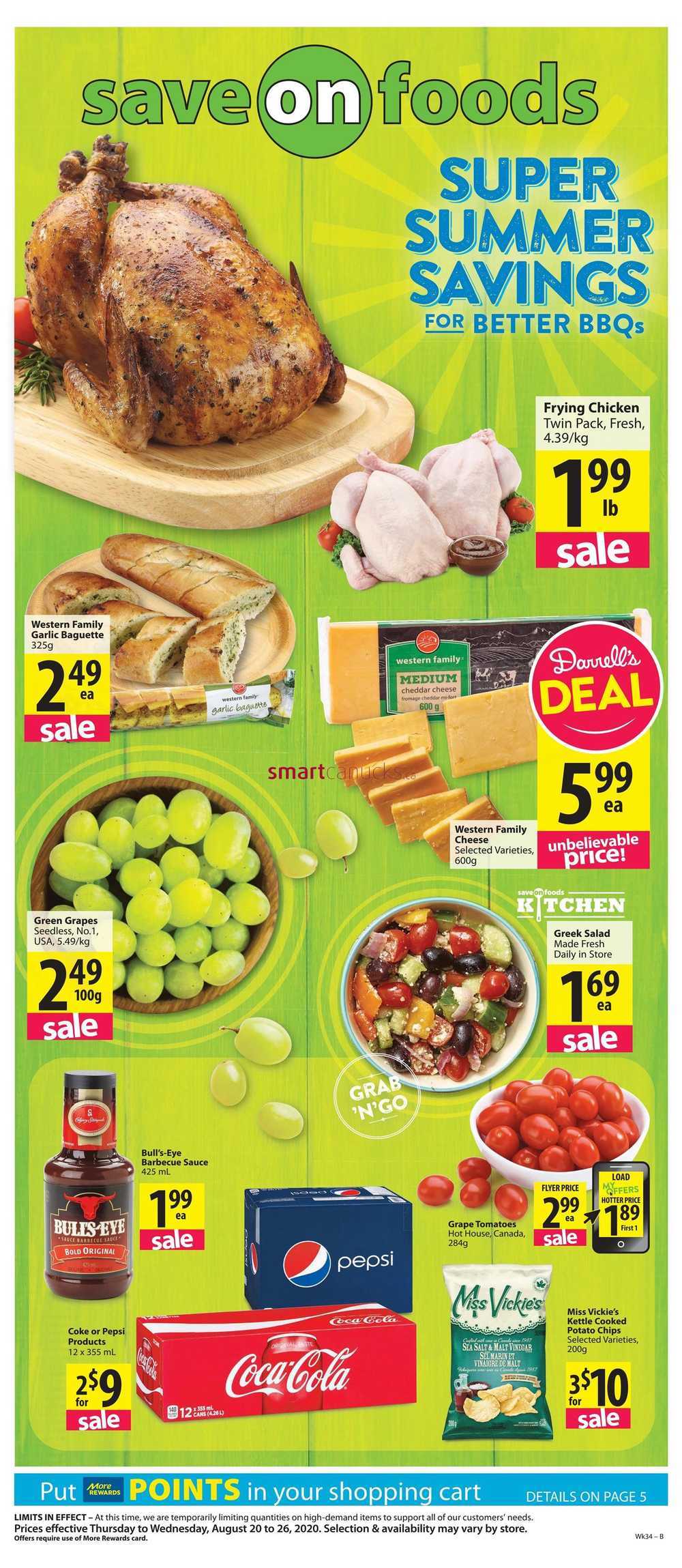 Save On Foods AB Flyer August 20 To 26