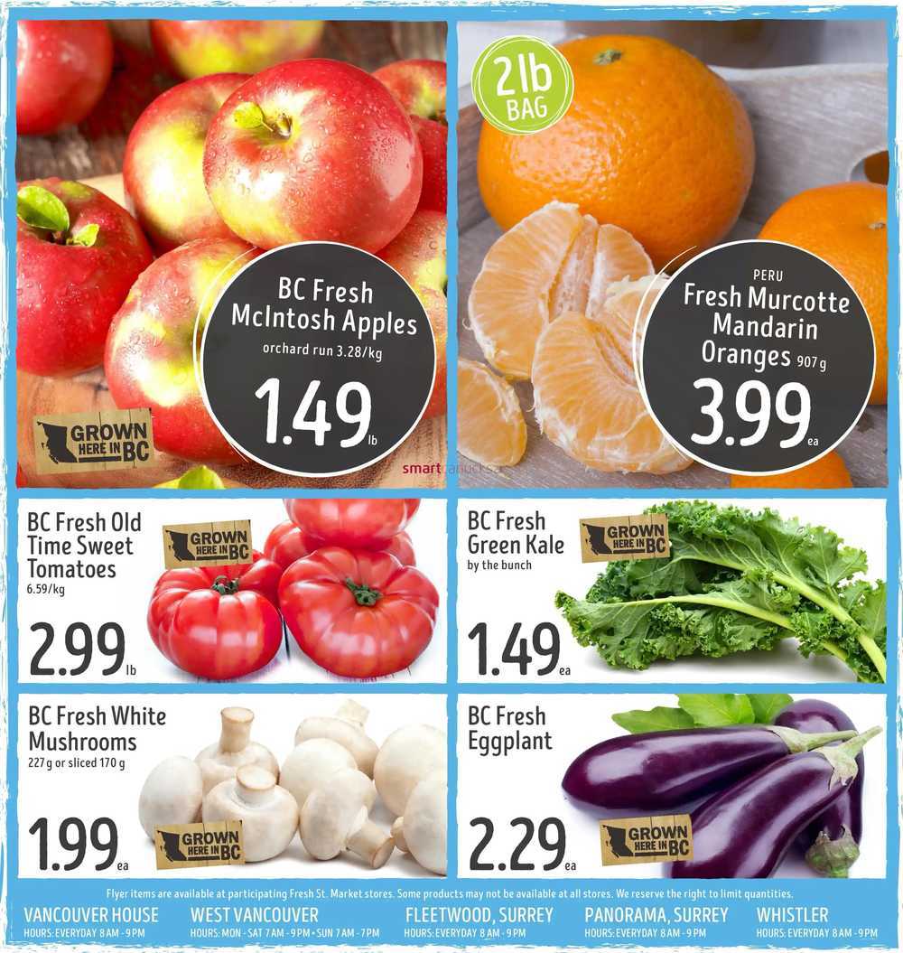 Fresh St. Market Flyer September 11 to 17