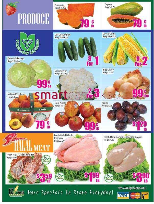 EZ Fresh Foodmart flyer August 30 to September 5