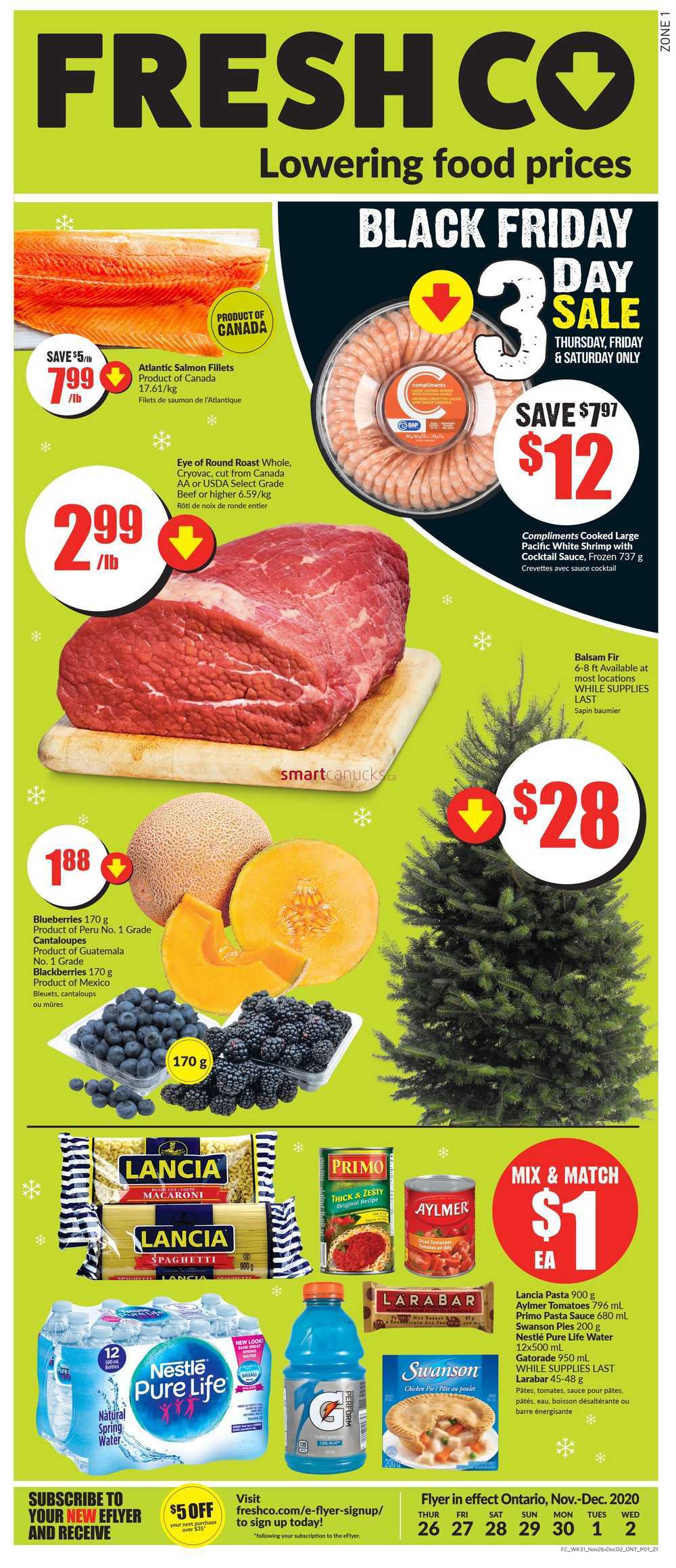 FreshCo ON Flyer November 26 To December 2 freshco-on-flyer-november-26-to-december-2