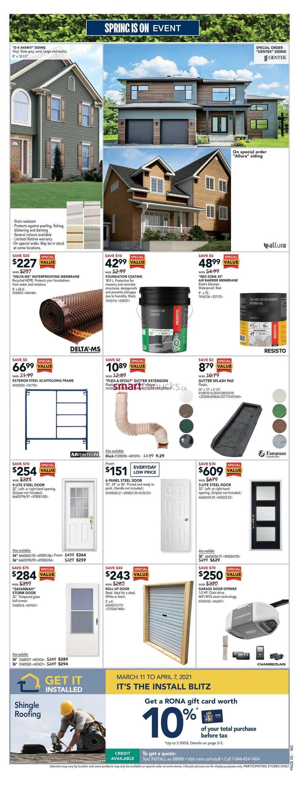 Rona (Atlantic) Flyer April 1 to 7