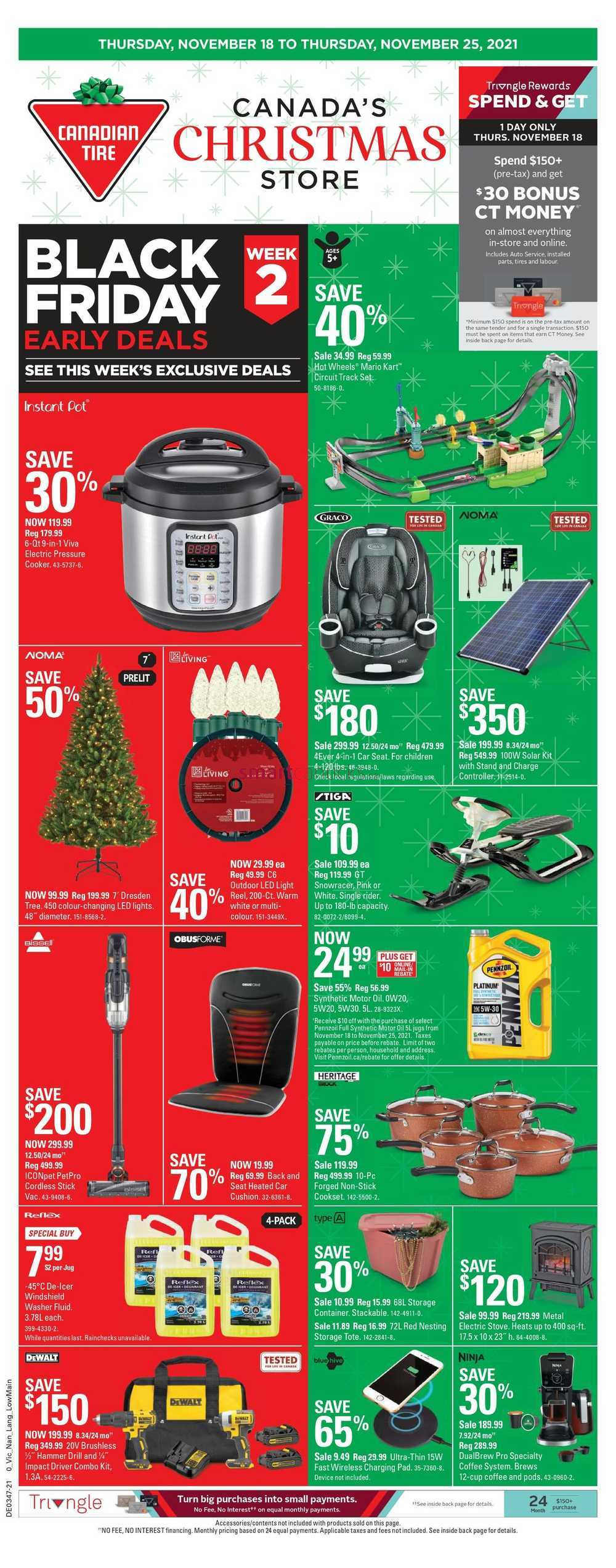 Canadian Tire Black Friday Deals West Flyer November 18 To 25 2021