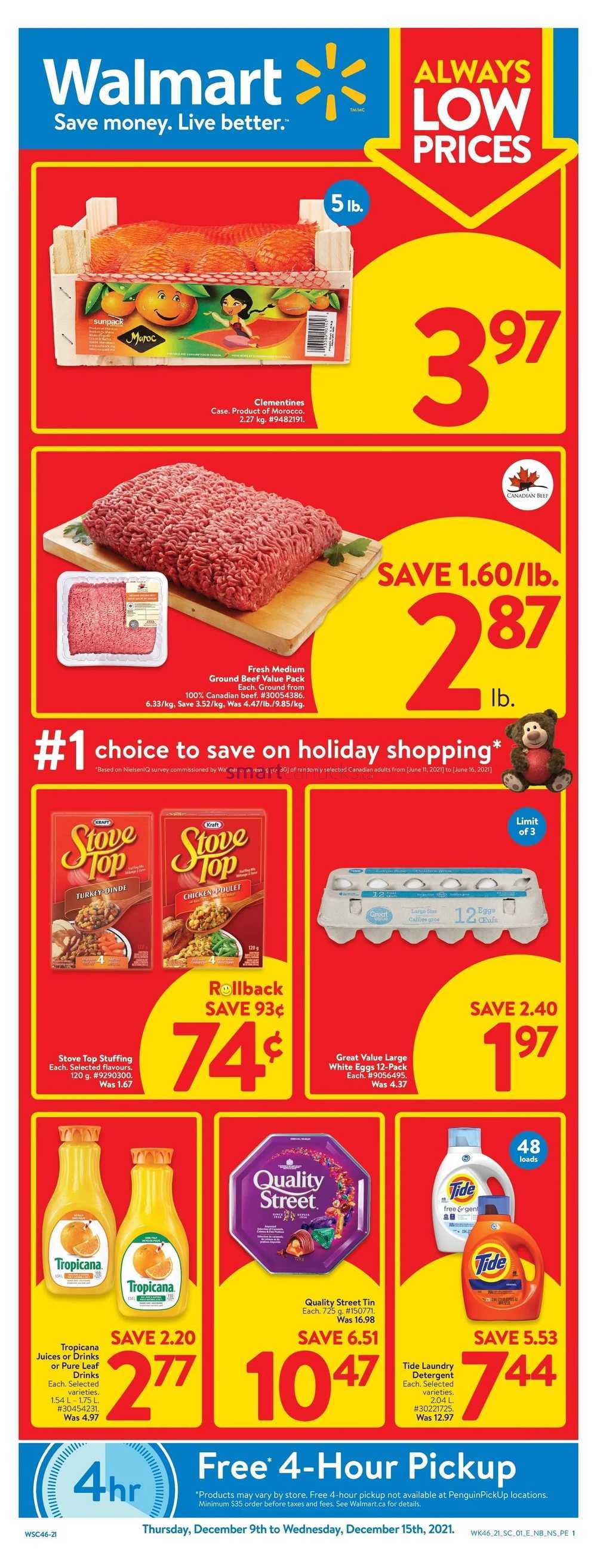 Walmart Atlantic Flyer December 9 To 15 Walmart Atlantic Flyer December 9 To 15
