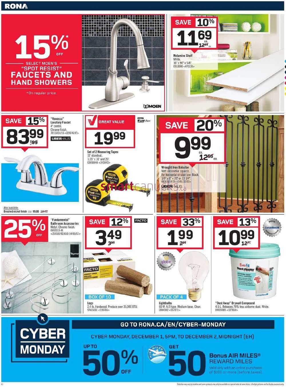 Rona flyer November 28 to December 11