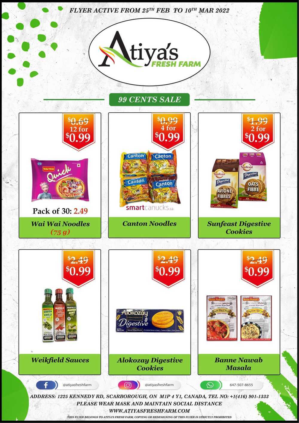 Atiya s Fresh Farm Flyer February 25 To March 10 Atiya s Fresh Farm Flyer February 25 To March 10