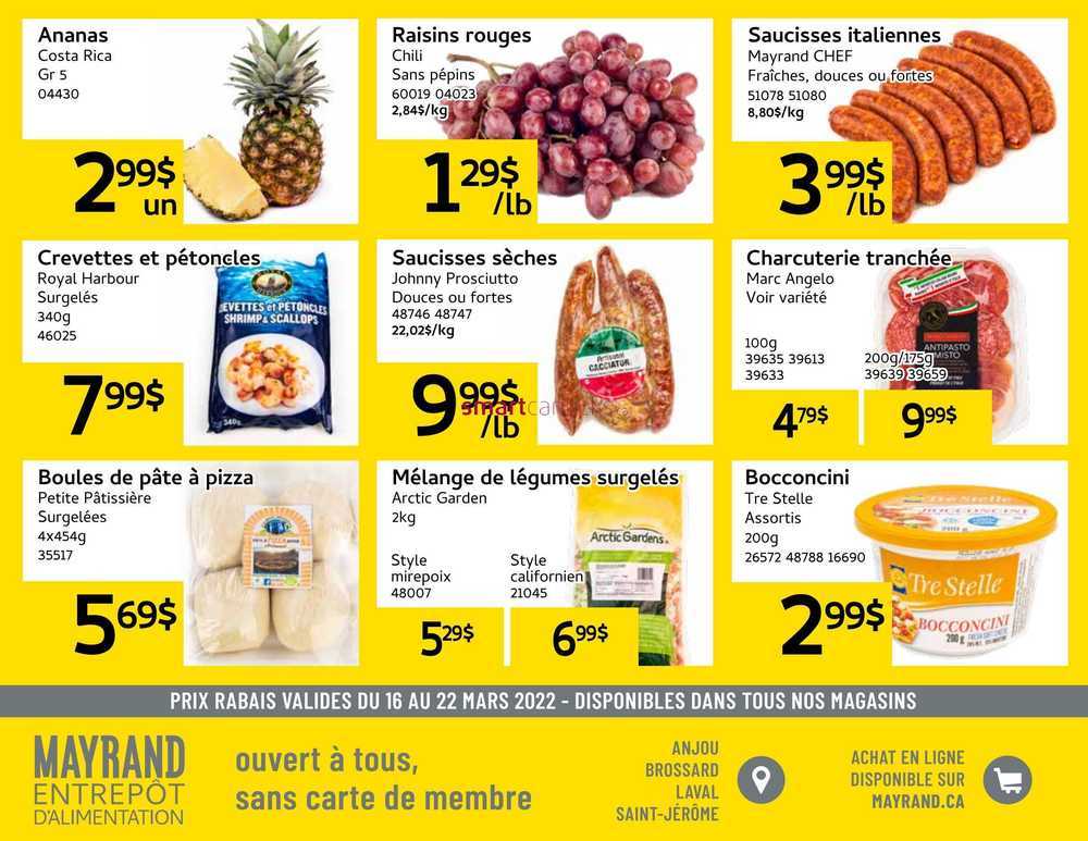 Mayrand Flyer March 16 to 22