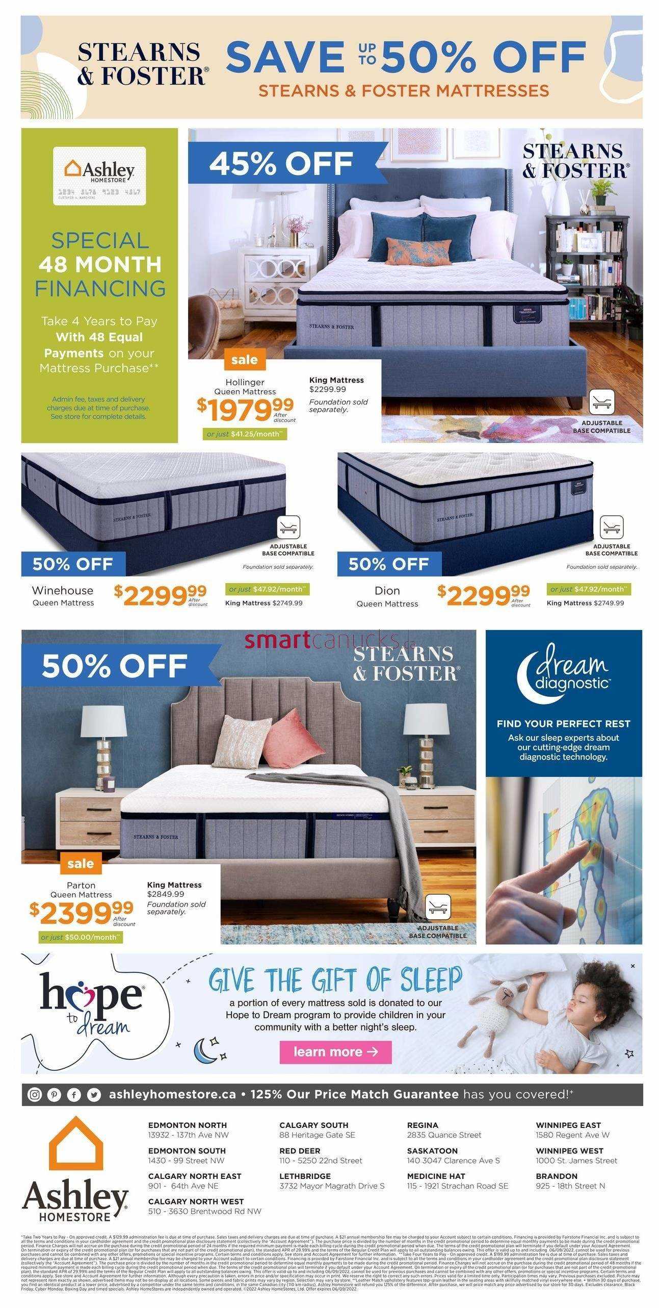 Ashley HomeStore (West) Flyer May 31 to June 9
