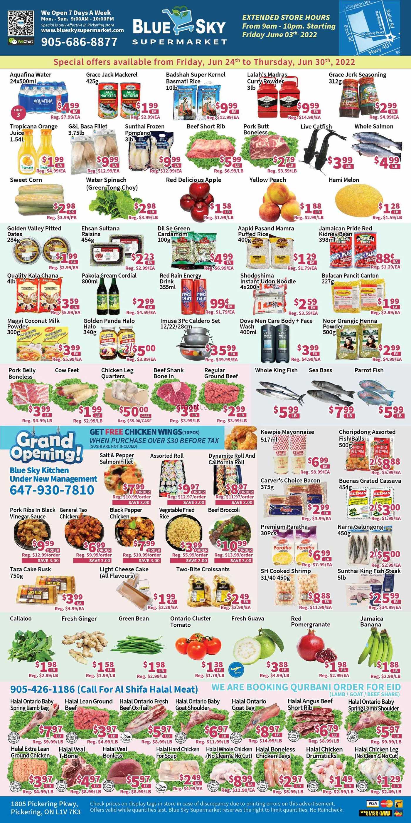 Blue Sky Supermarket Canada Flyers Blue Sky Supermarket Canada Flyers