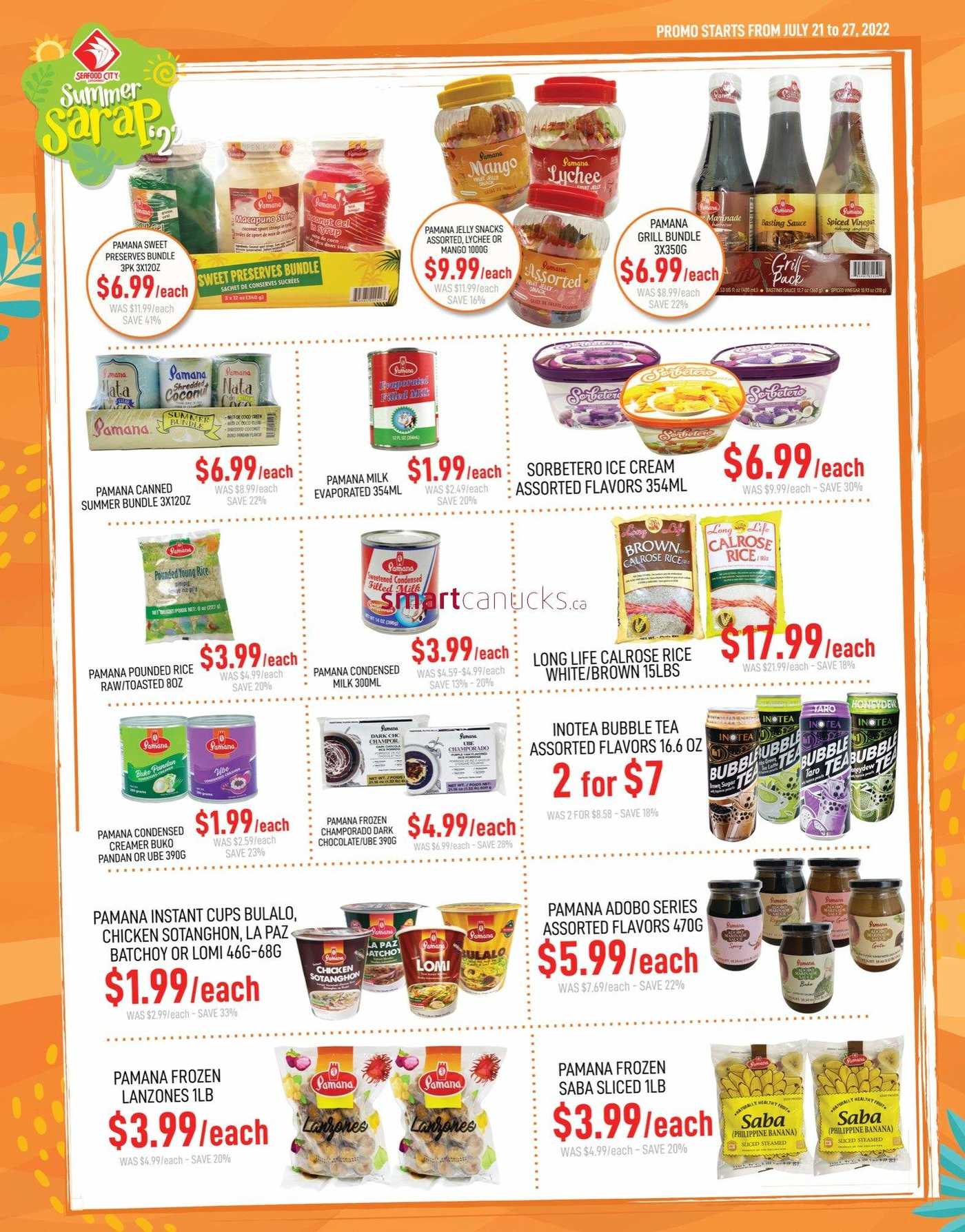 Seafood City Supermarket (ON) Flyer July 21 to 27