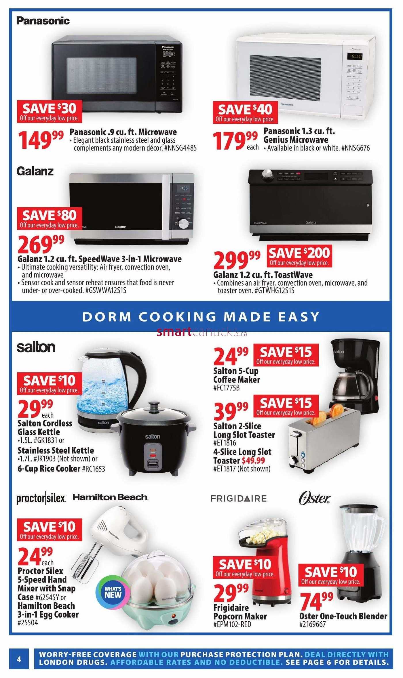 London Drugs Back to Dorm Deals Flyer August 5 to 17