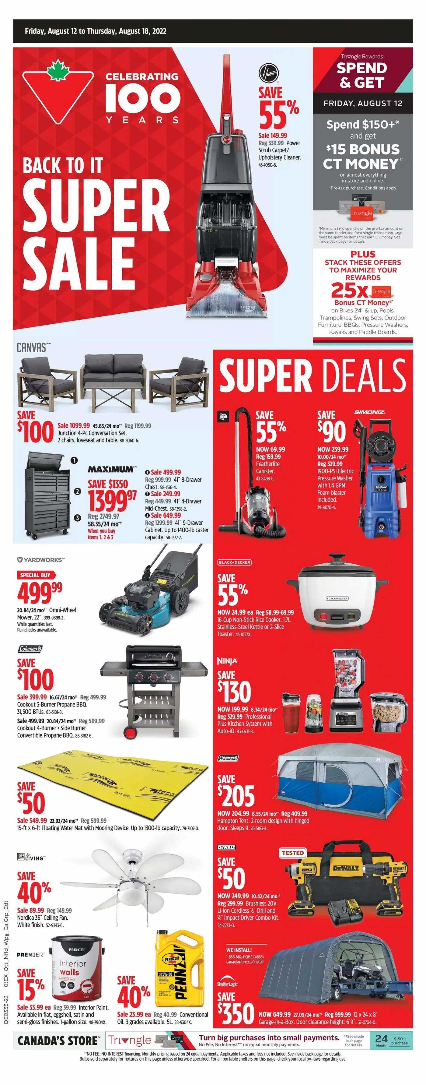 Canadian Tire ON Flyer August 12 To 18