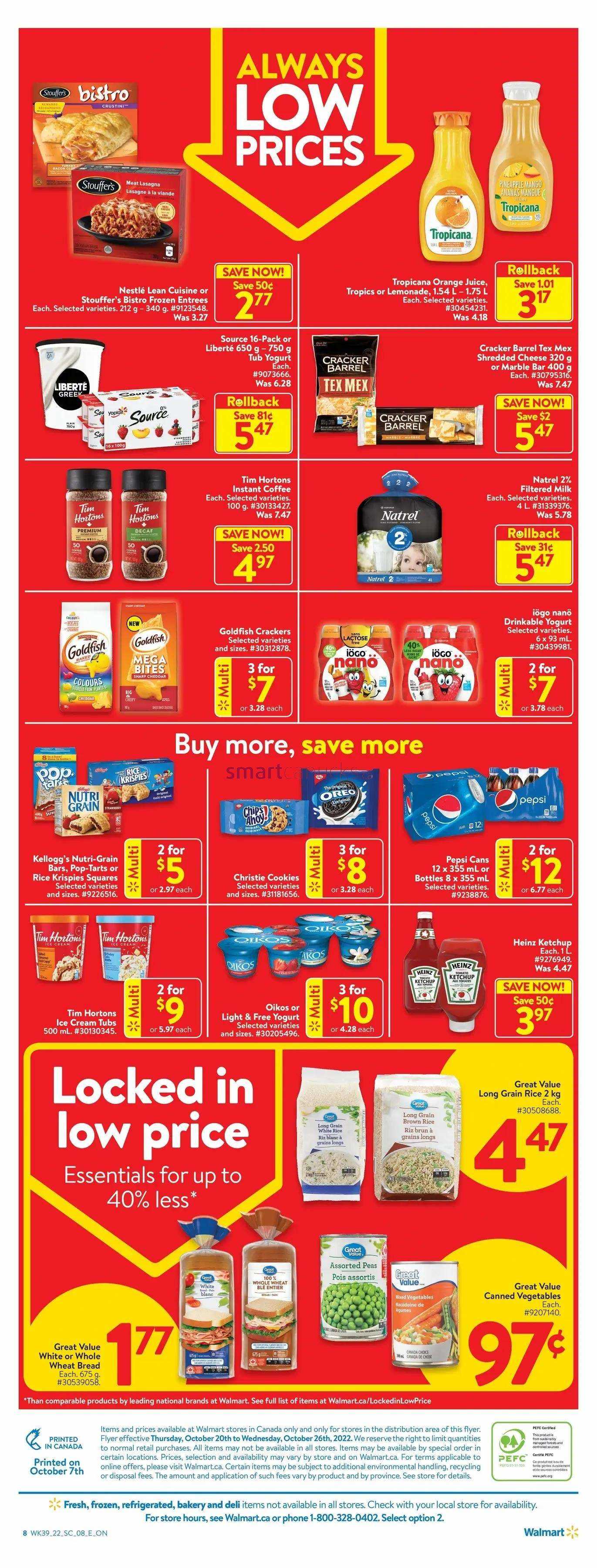 Walmart (ON) Flyer October 20 to 26