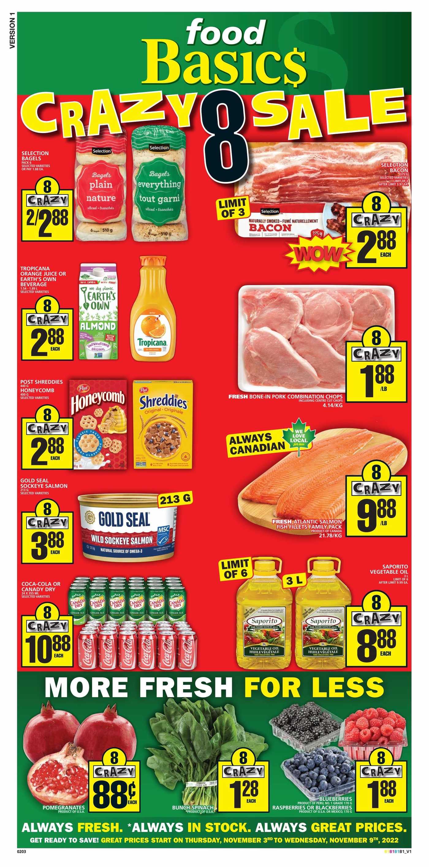 Food Basics Flyer November 3 To 9 Food Basics Flyer November 3 To 9