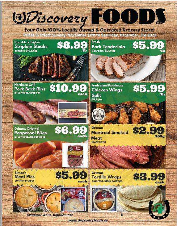 Discovery Foods Flyer November 27 to December 3
