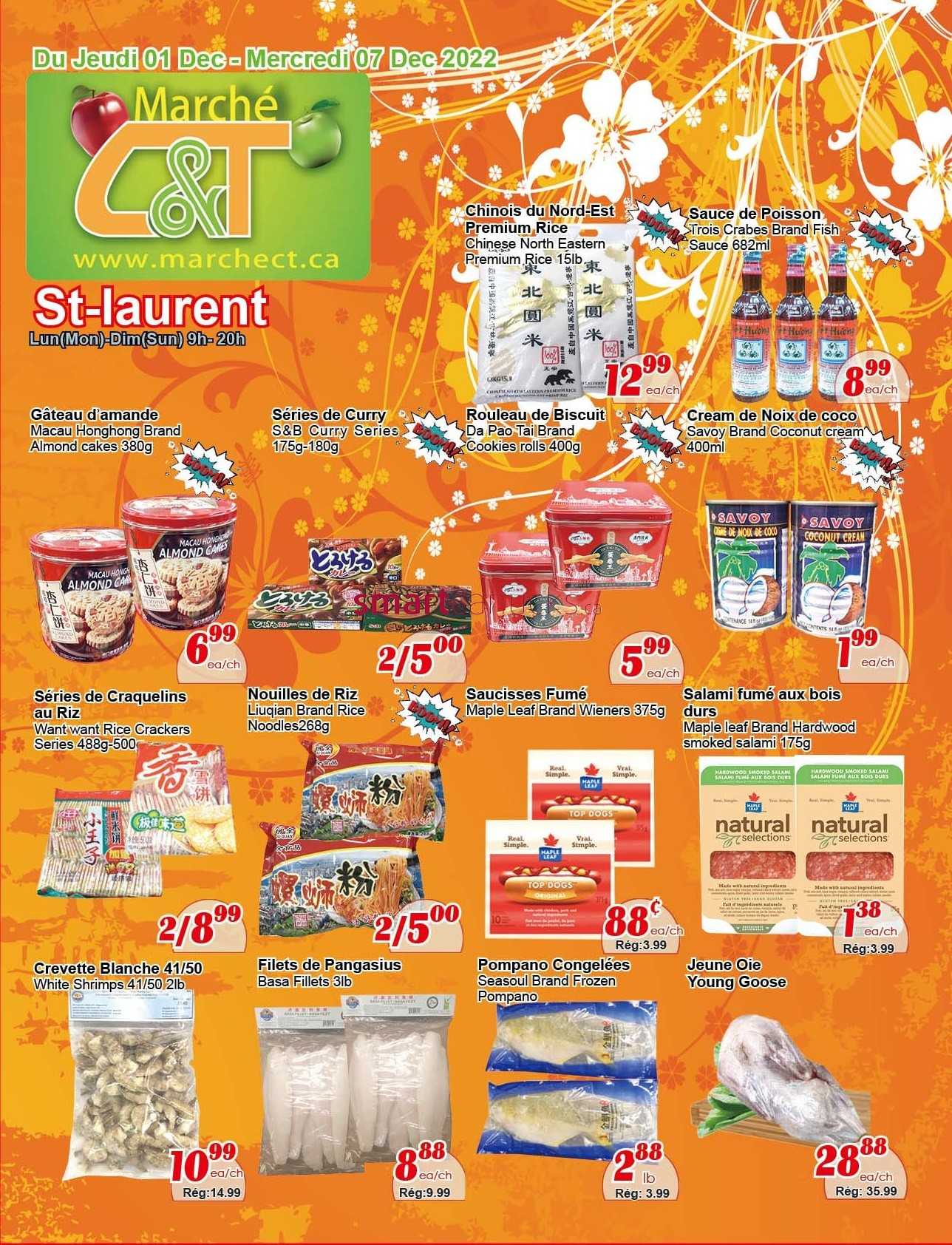 Marche C T St Laurent Flyer December 1 To 7 Marche C T St Laurent Flyer December 1 To 7
