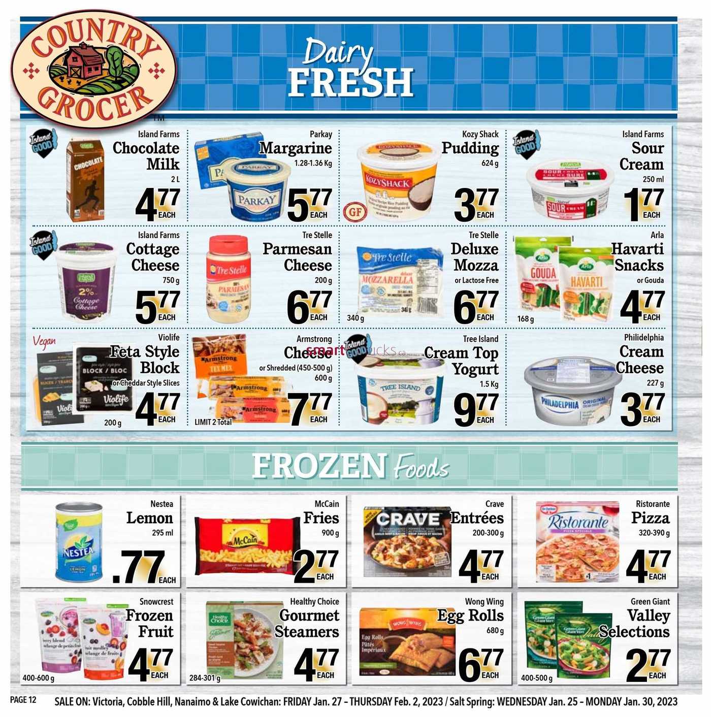 Country Grocer (Salt Spring) Flyer January 25 to 30