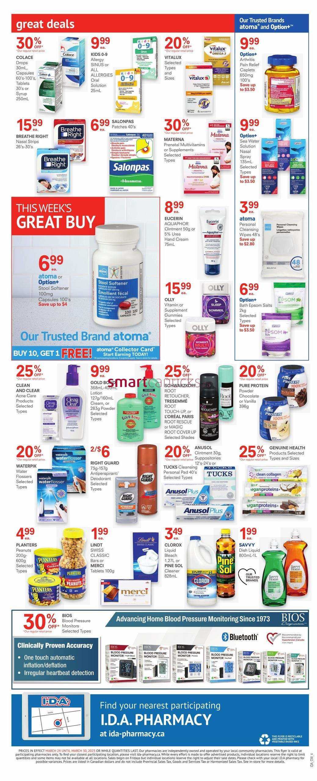 I.D.A. Flyer March 24 to 30