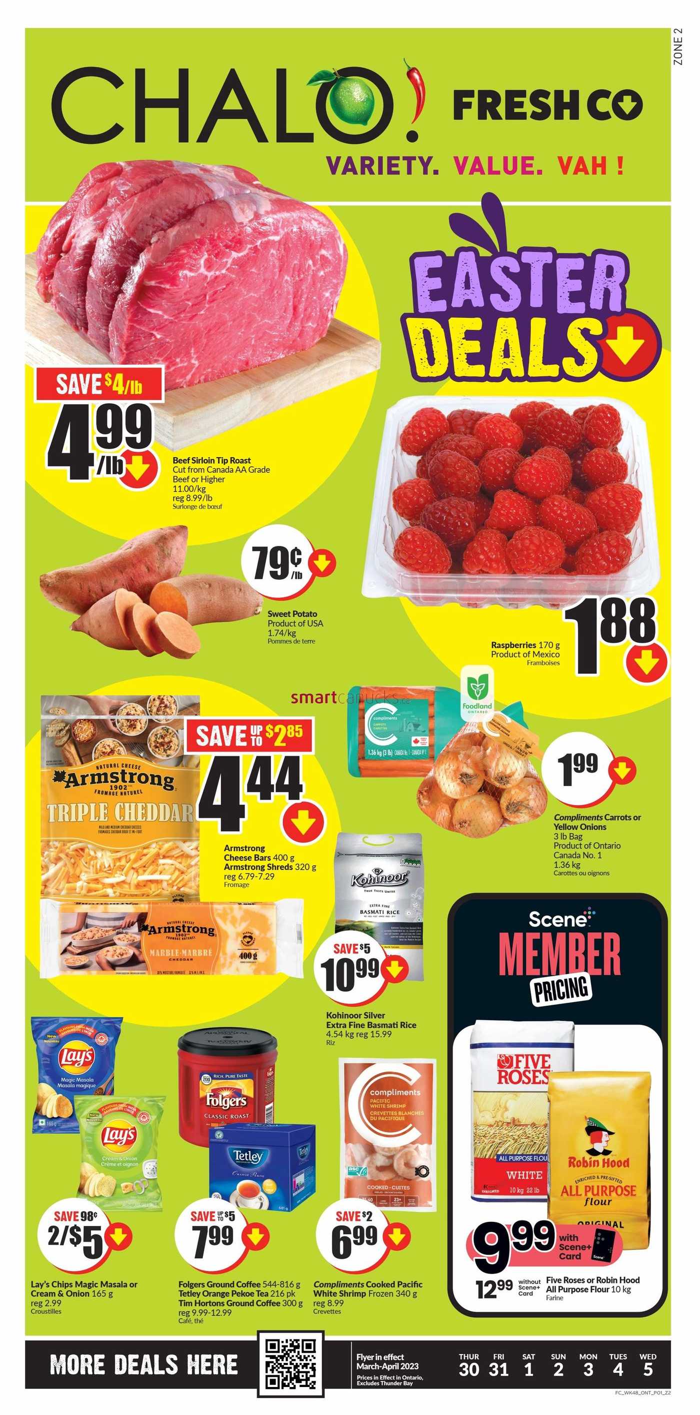 Chalo FreshCo ON Flyer March 30 To April 5