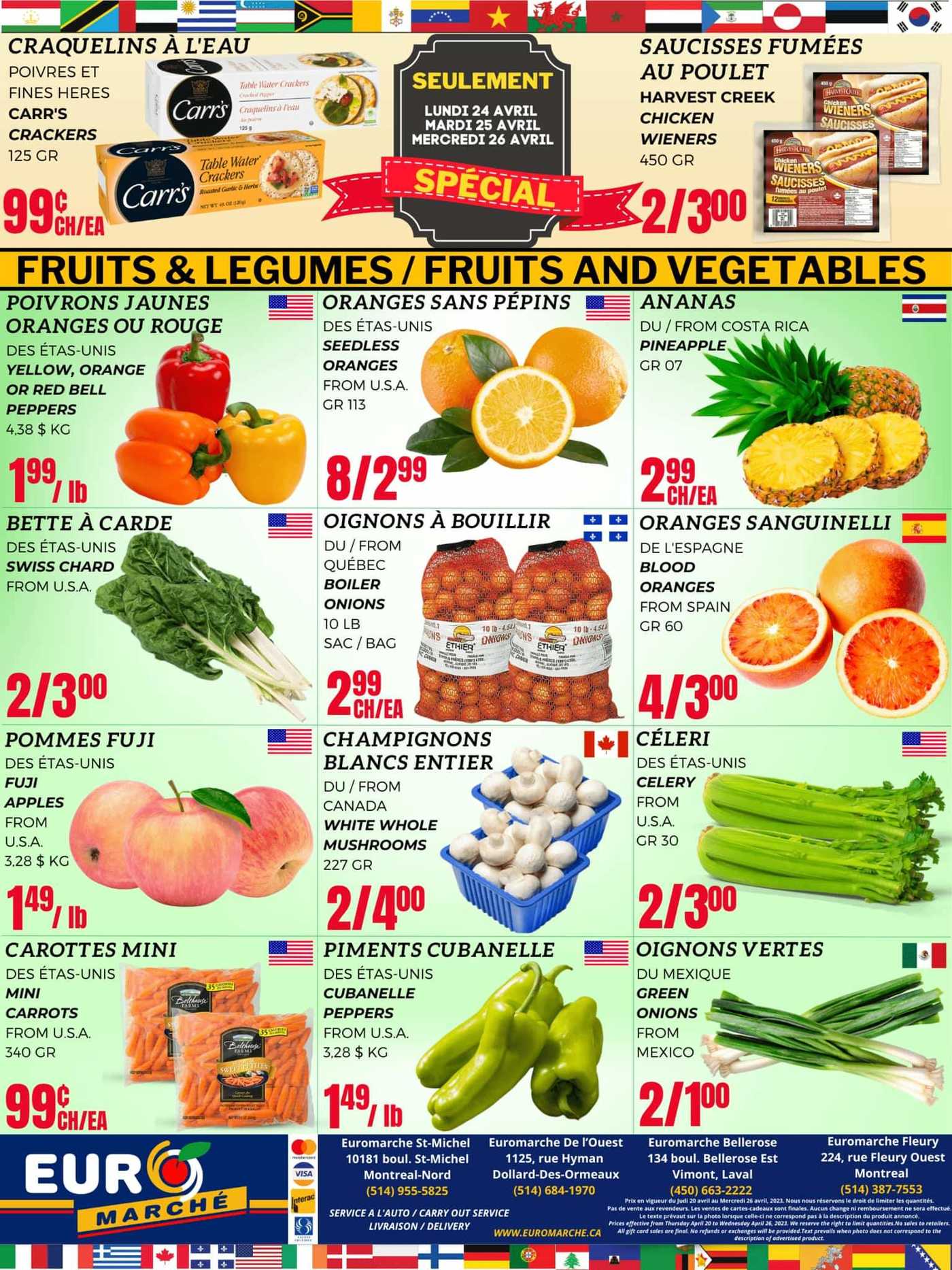 Euro Marche Flyer April 20 to 26