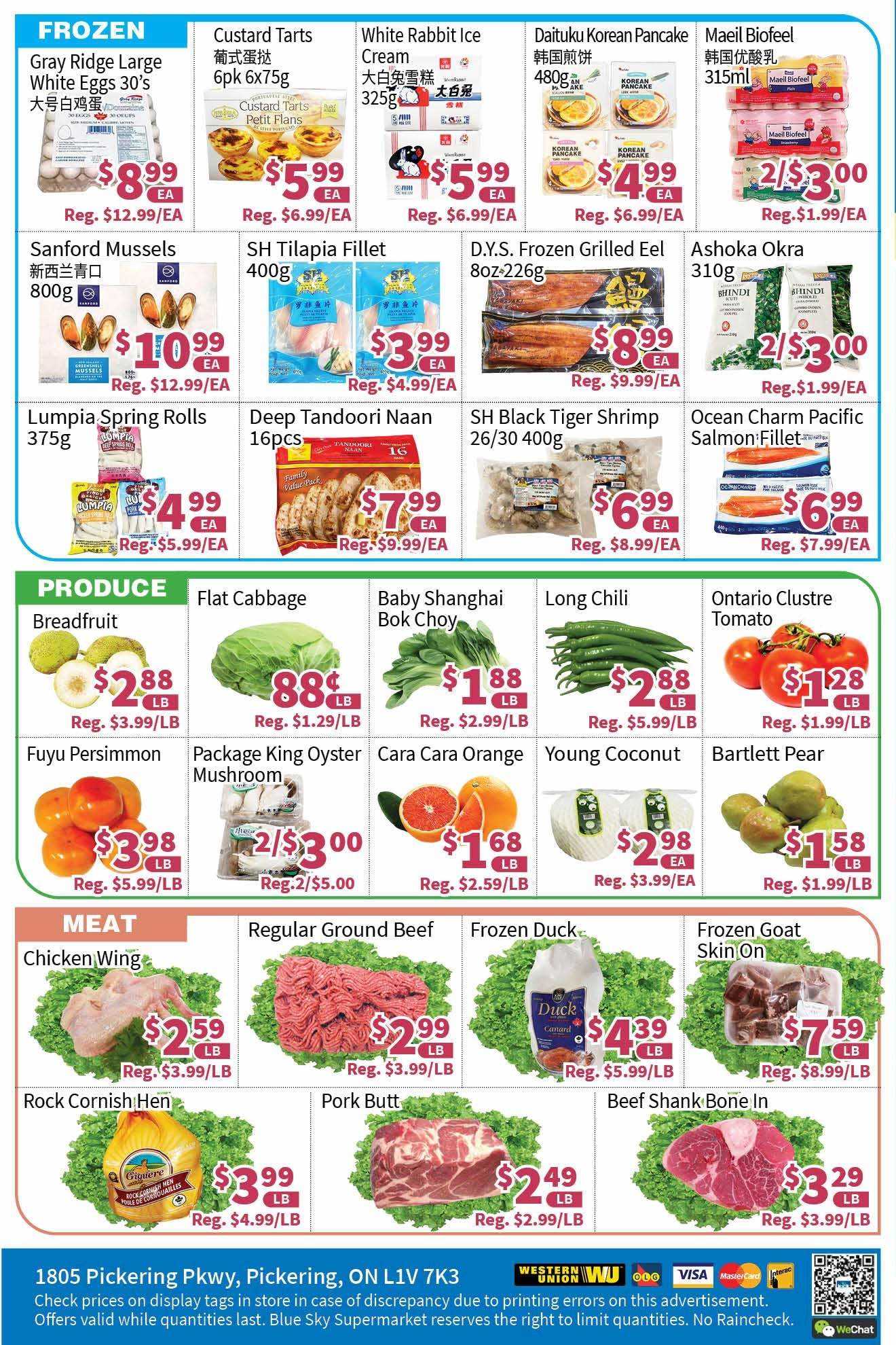 Blue Sky Supermarket Pickering Flyer April 21 To 27 Blue Sky Supermarket Pickering Flyer April 21 To 27