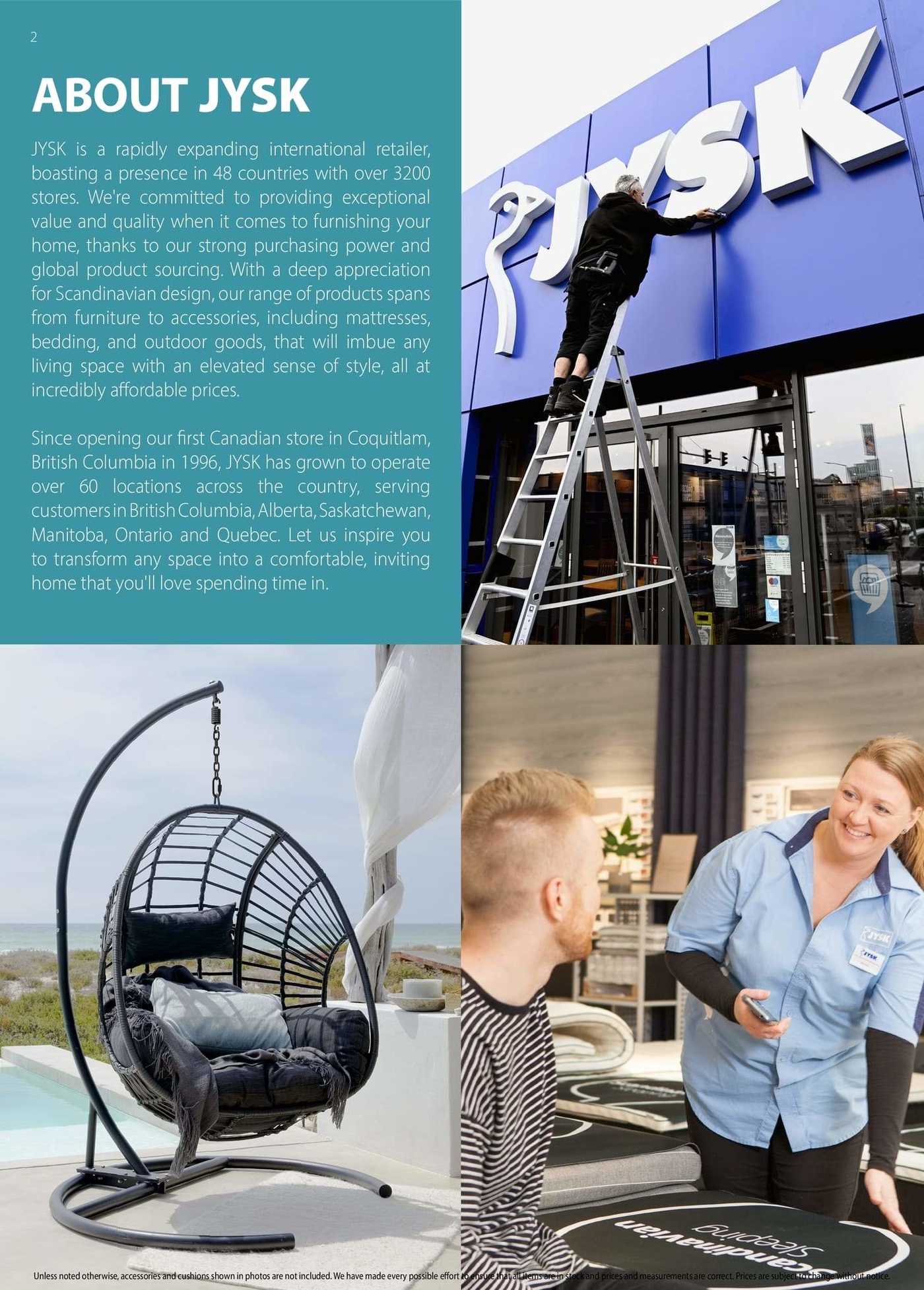 JYSK Summer Catalogue May 1 To 31 JYSK Summer Catalogue May 1 To 31