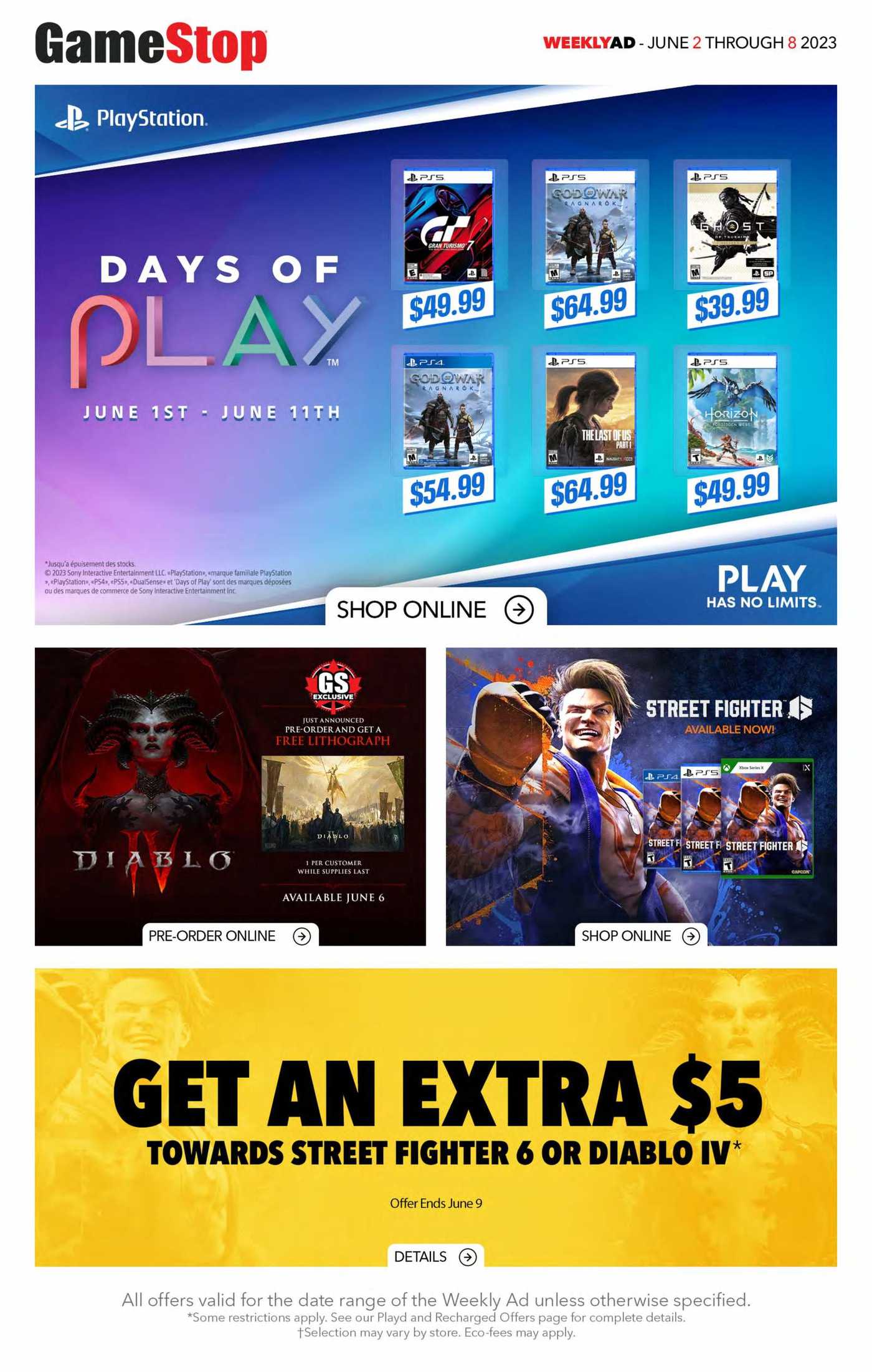GameStop Flyer June 2 To 8
