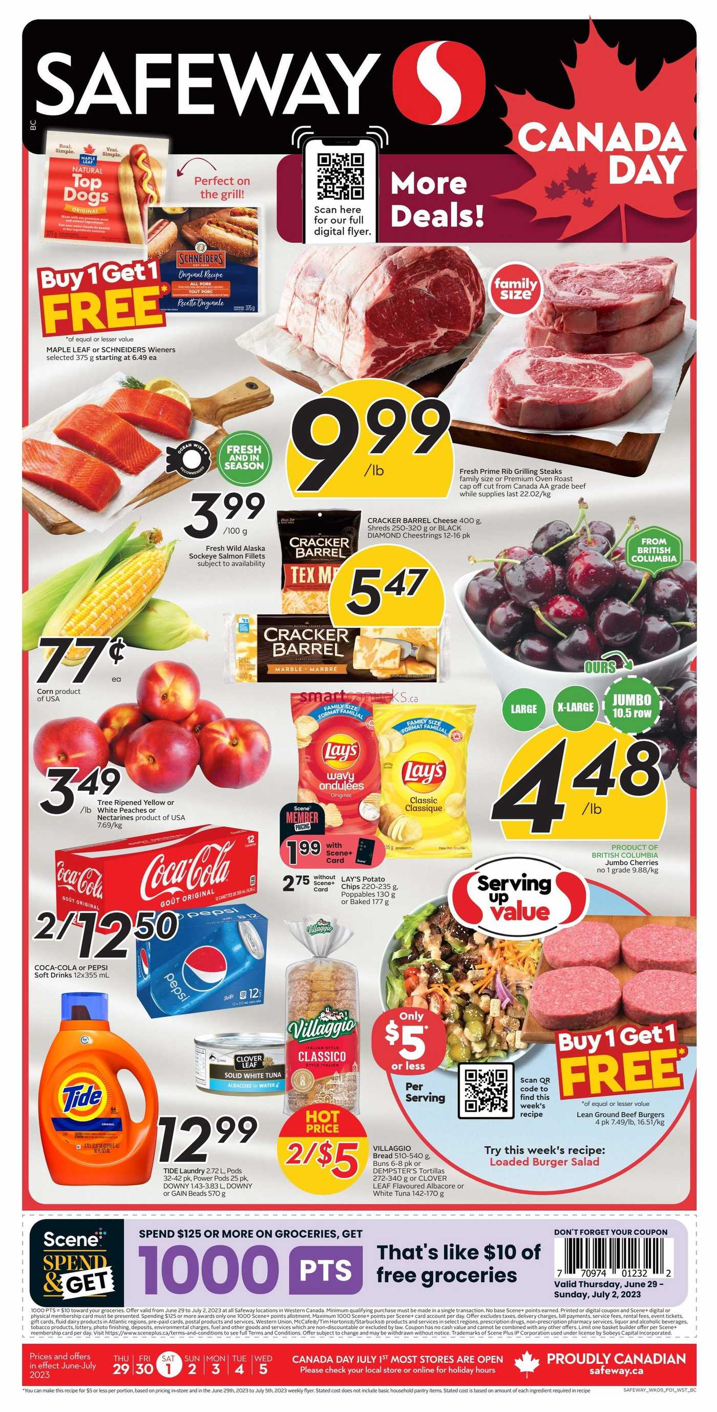 Safeway (BC) Flyer June 29 to July 5