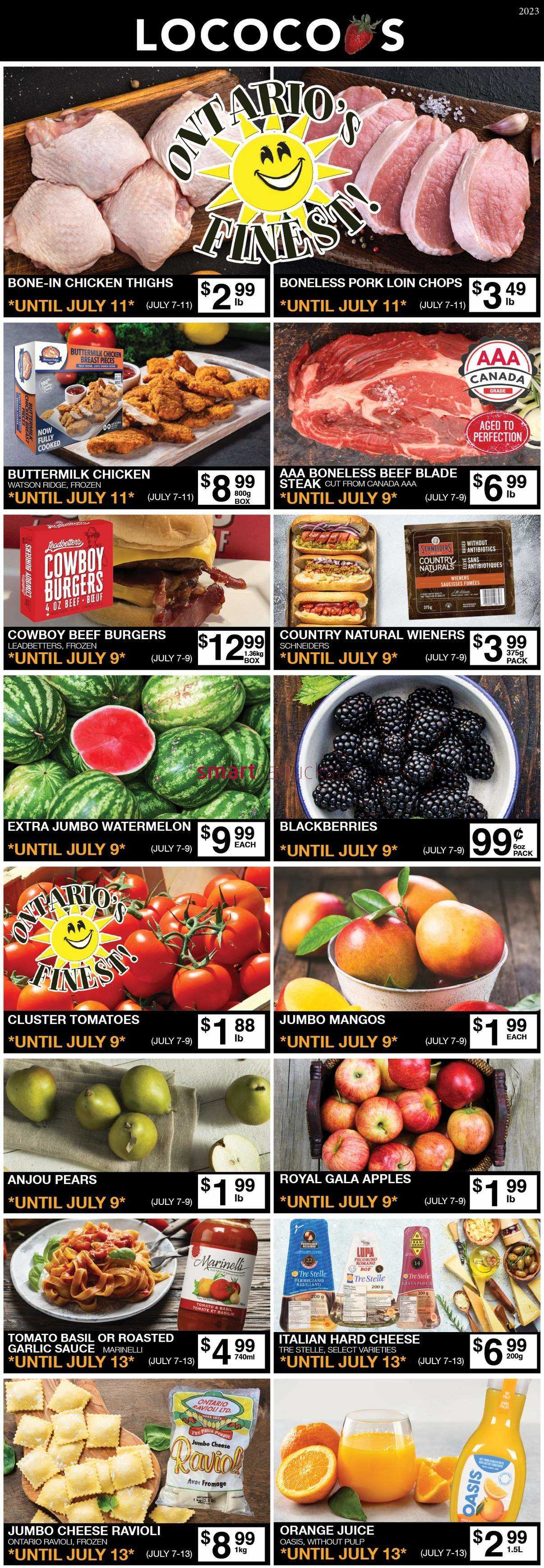 Lococo's Flyer July 7 to 13