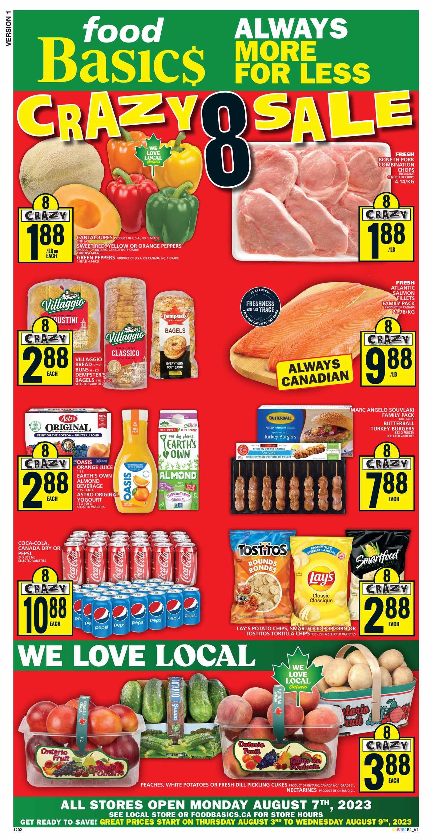 Food Basics Flyer August 3 To 9