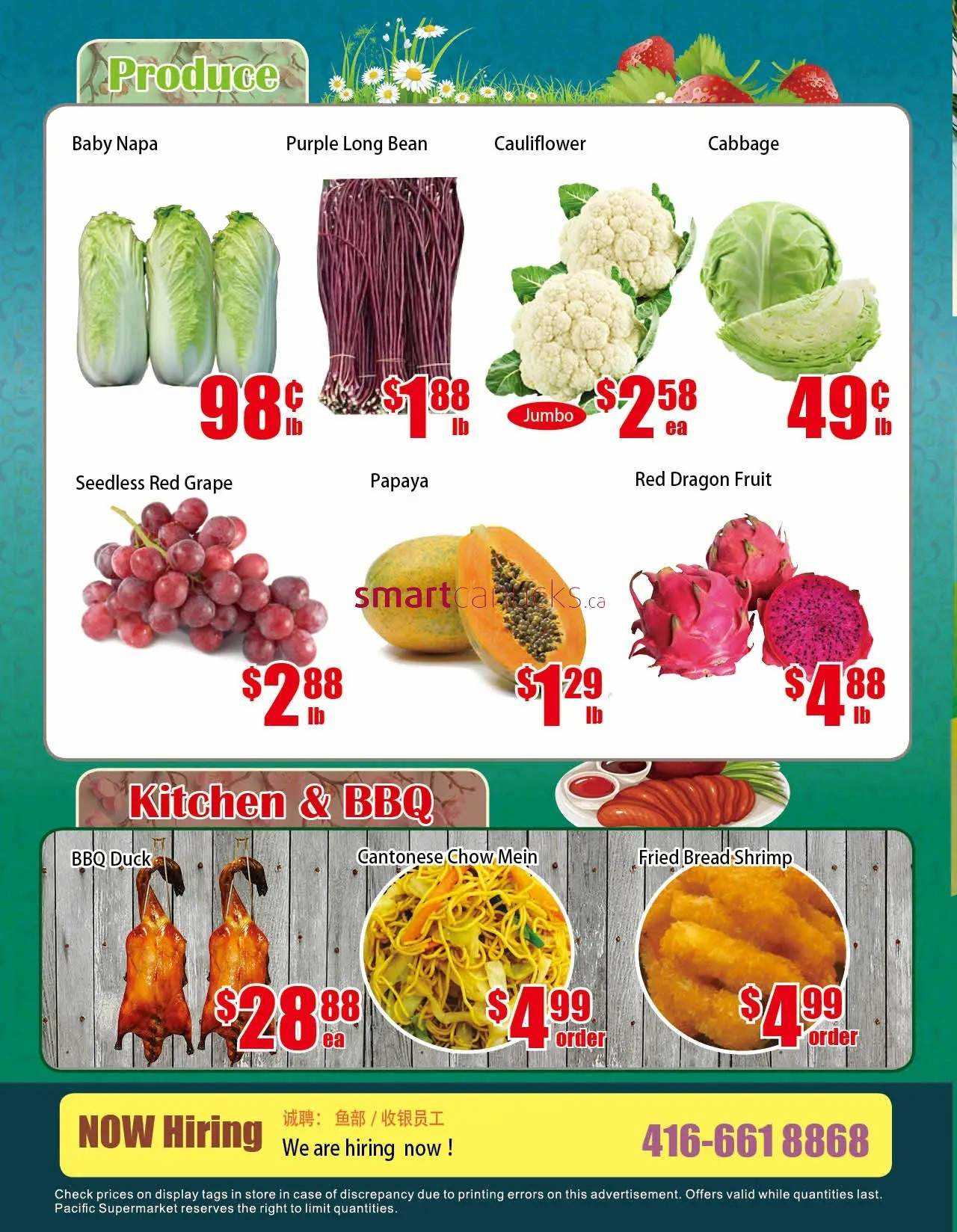 Pacific Fresh Food Market North York Flyer August 11 To 17