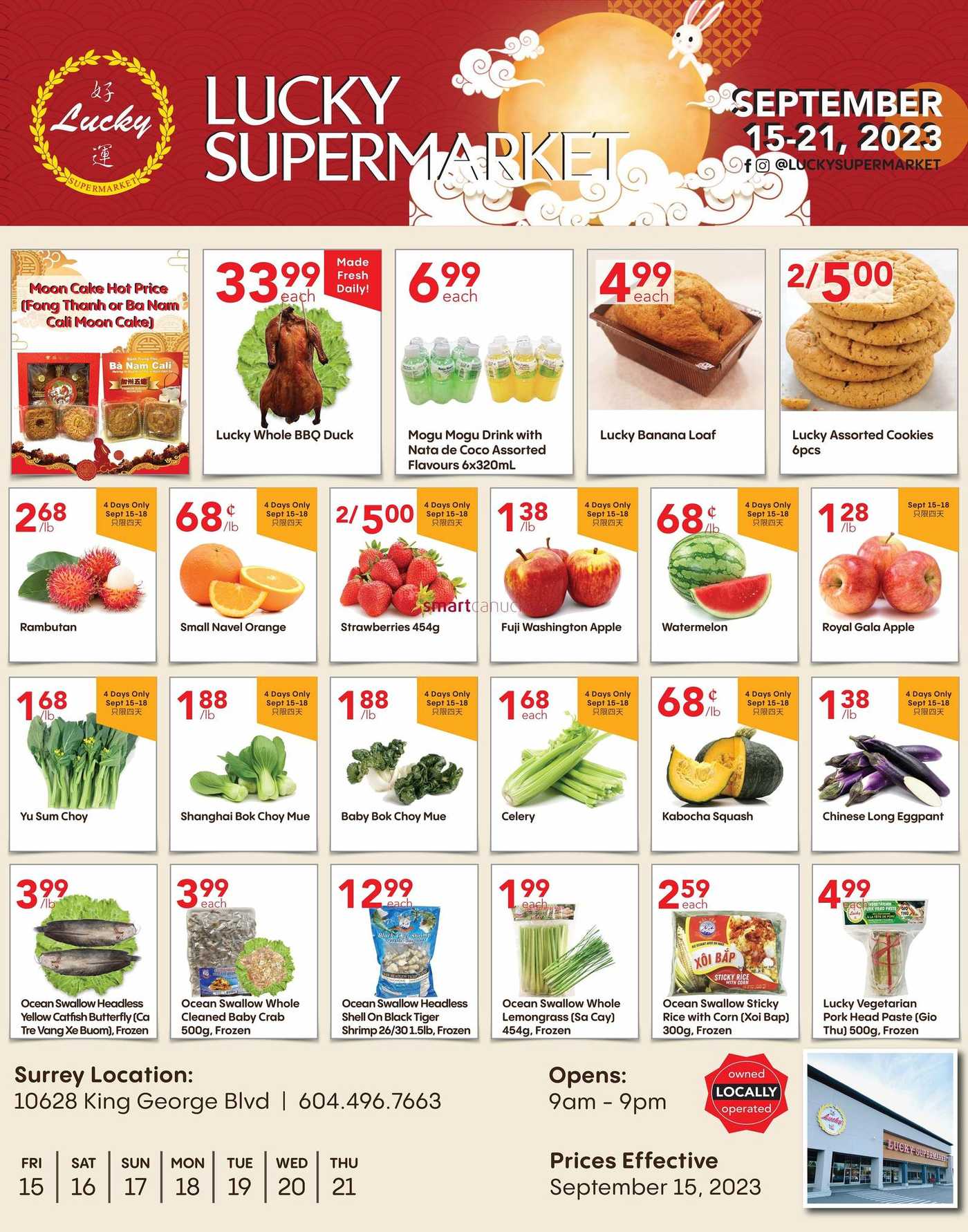Lucky Supermarket (Surrey) Flyer September 15 to 21