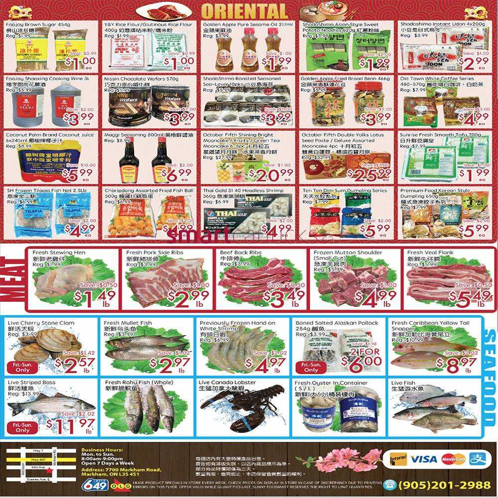Sunny Foodmart Markham Flyer September 22 To 28 Sunny Foodmart Markham Flyer September 22 To 28