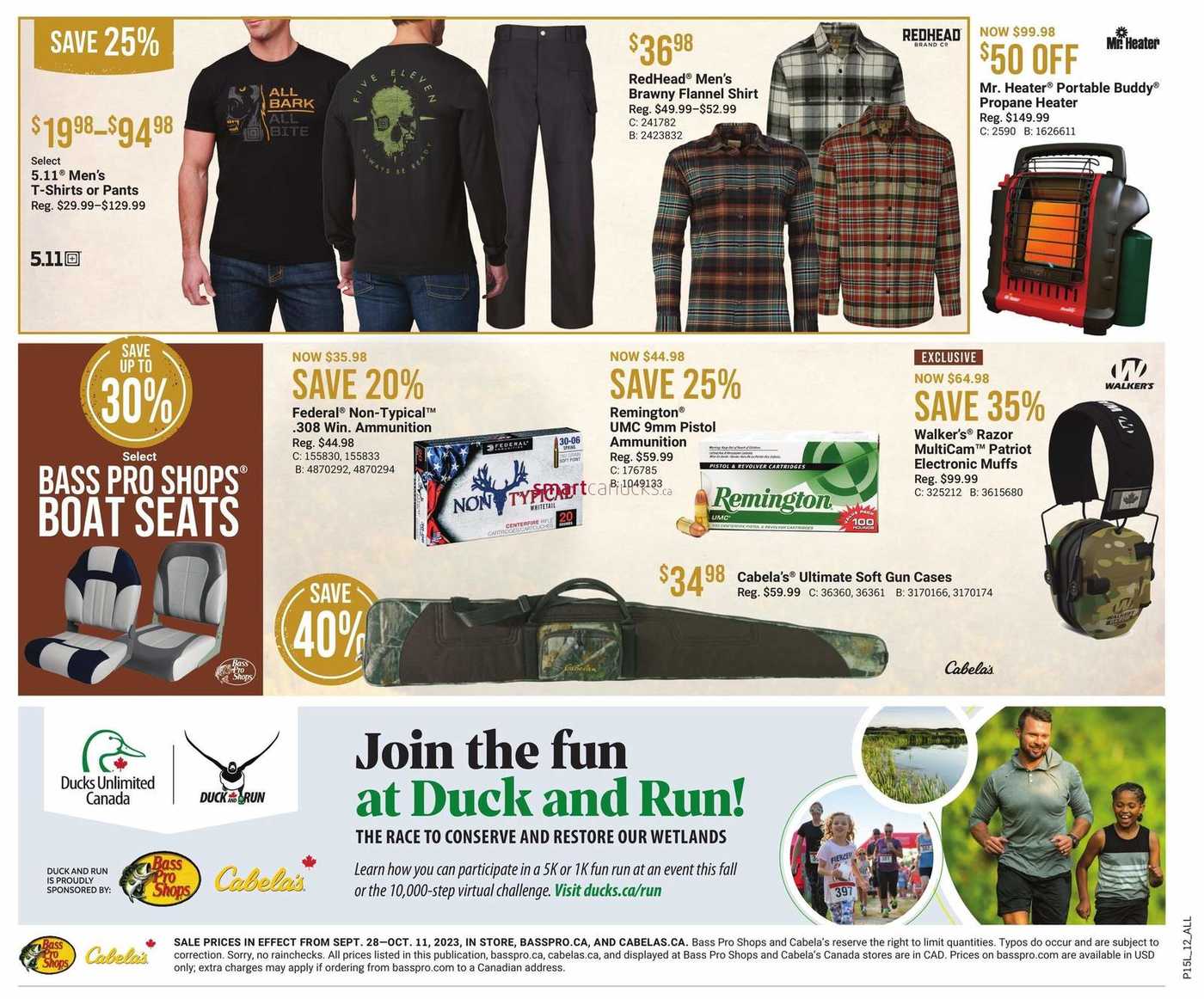 Bass Pro Shops Flyer September 28 to October 11