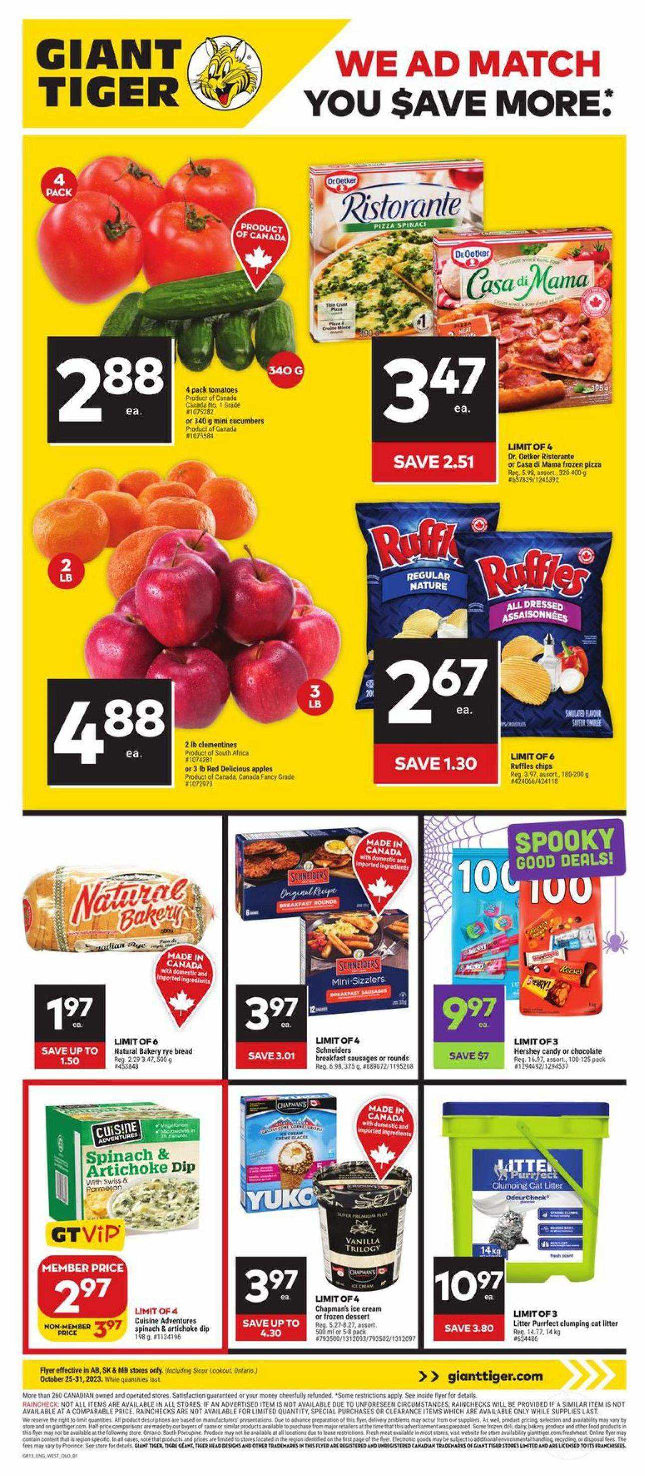Giant Tiger West Flyer October 25 To 31