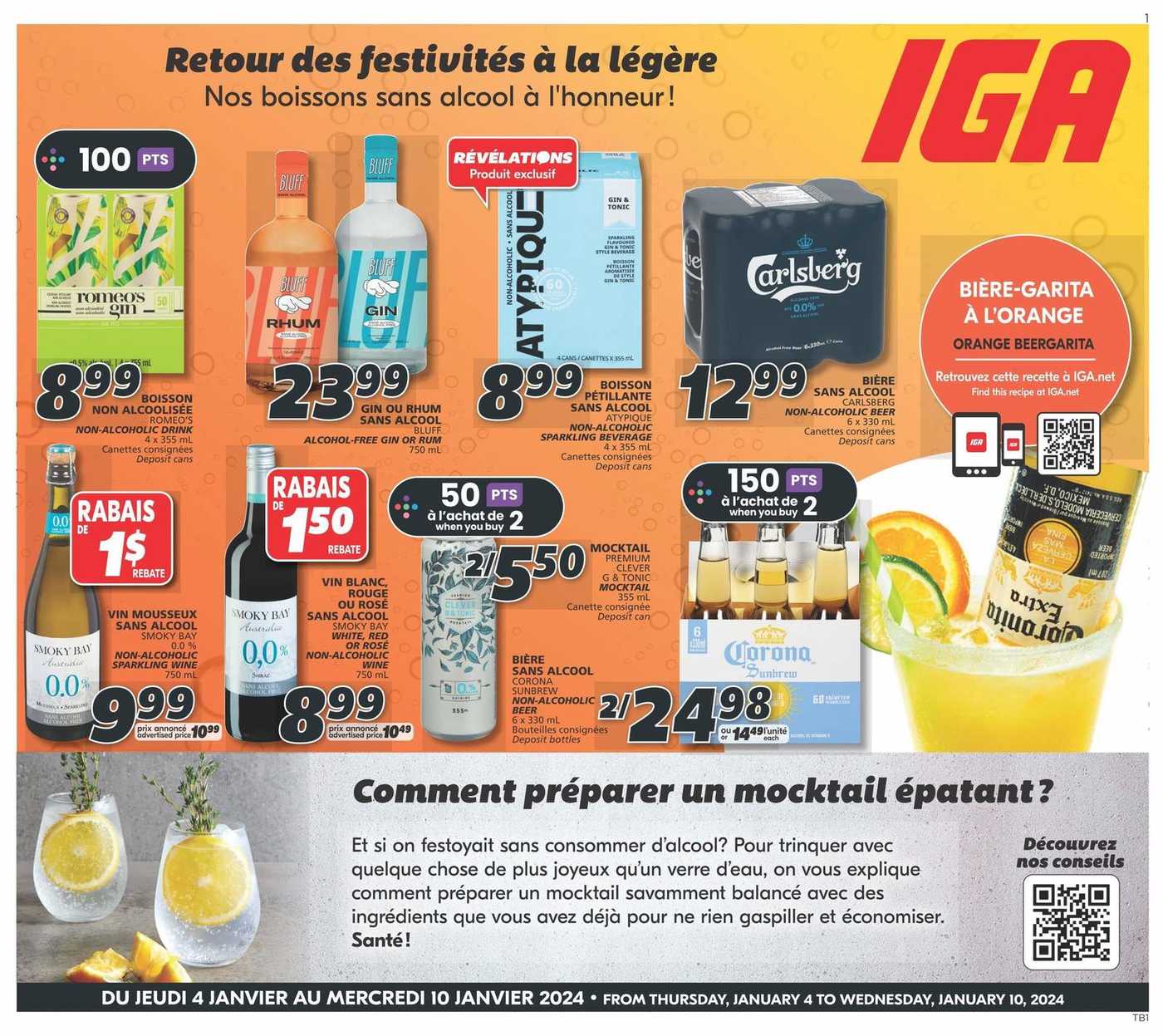 IGA QC Flyer January 4 To 10