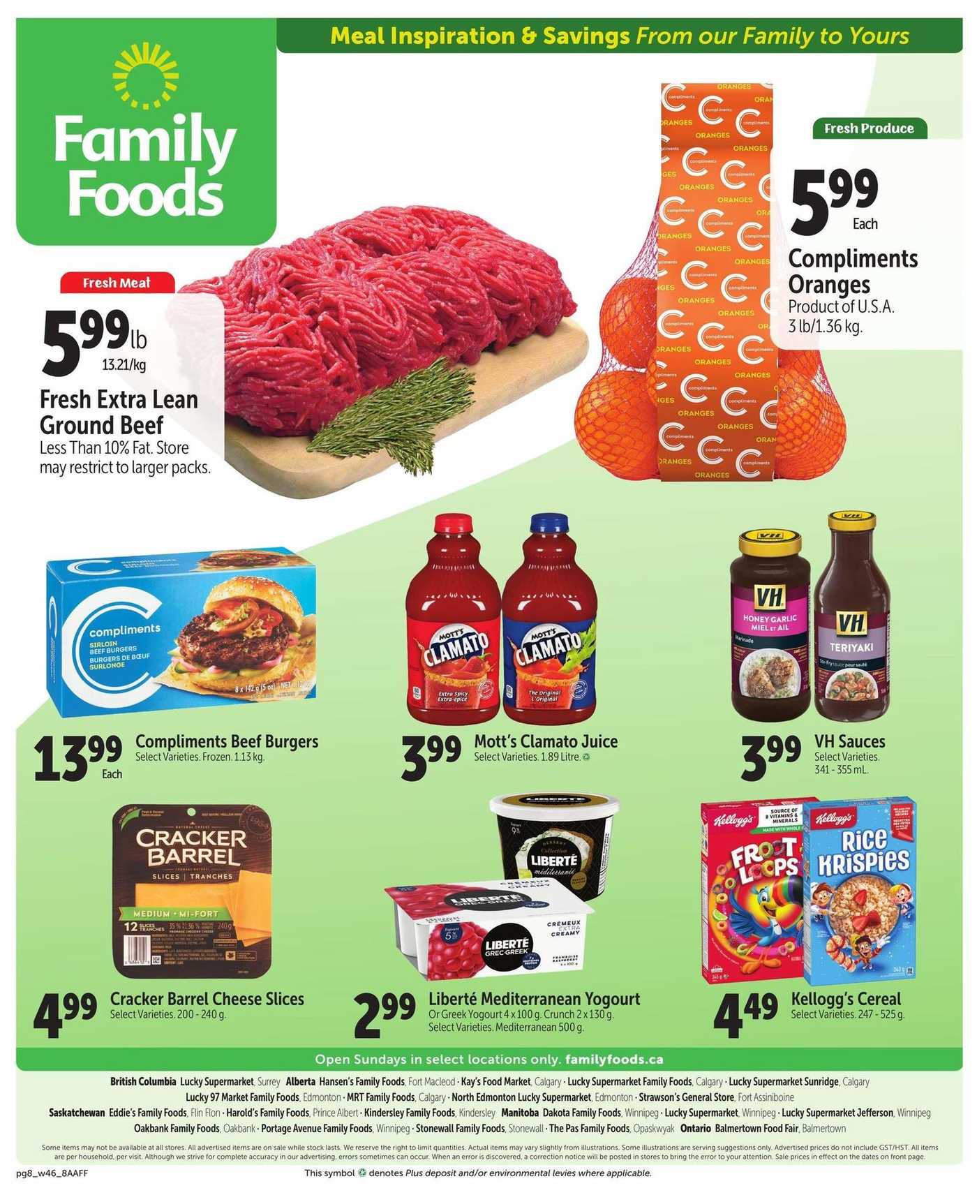 Family Foods Flyer March 14 to 20