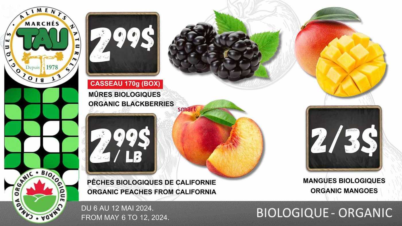 Marches Tau Produce Flyer May 6 to 12